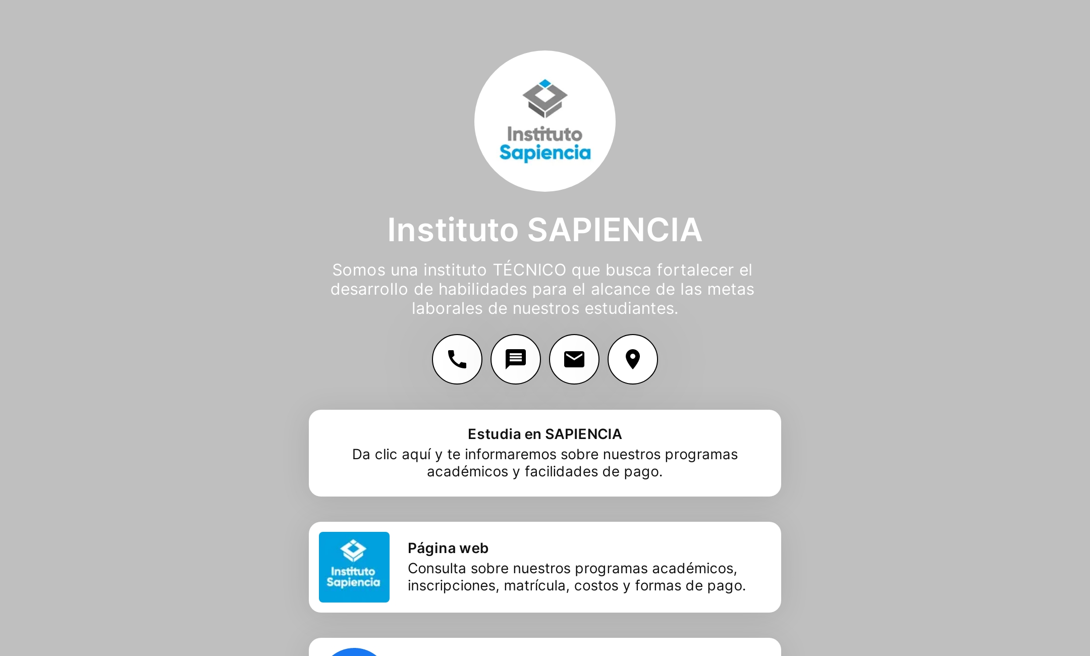 Instituto SAPIENCIA's Flowpage