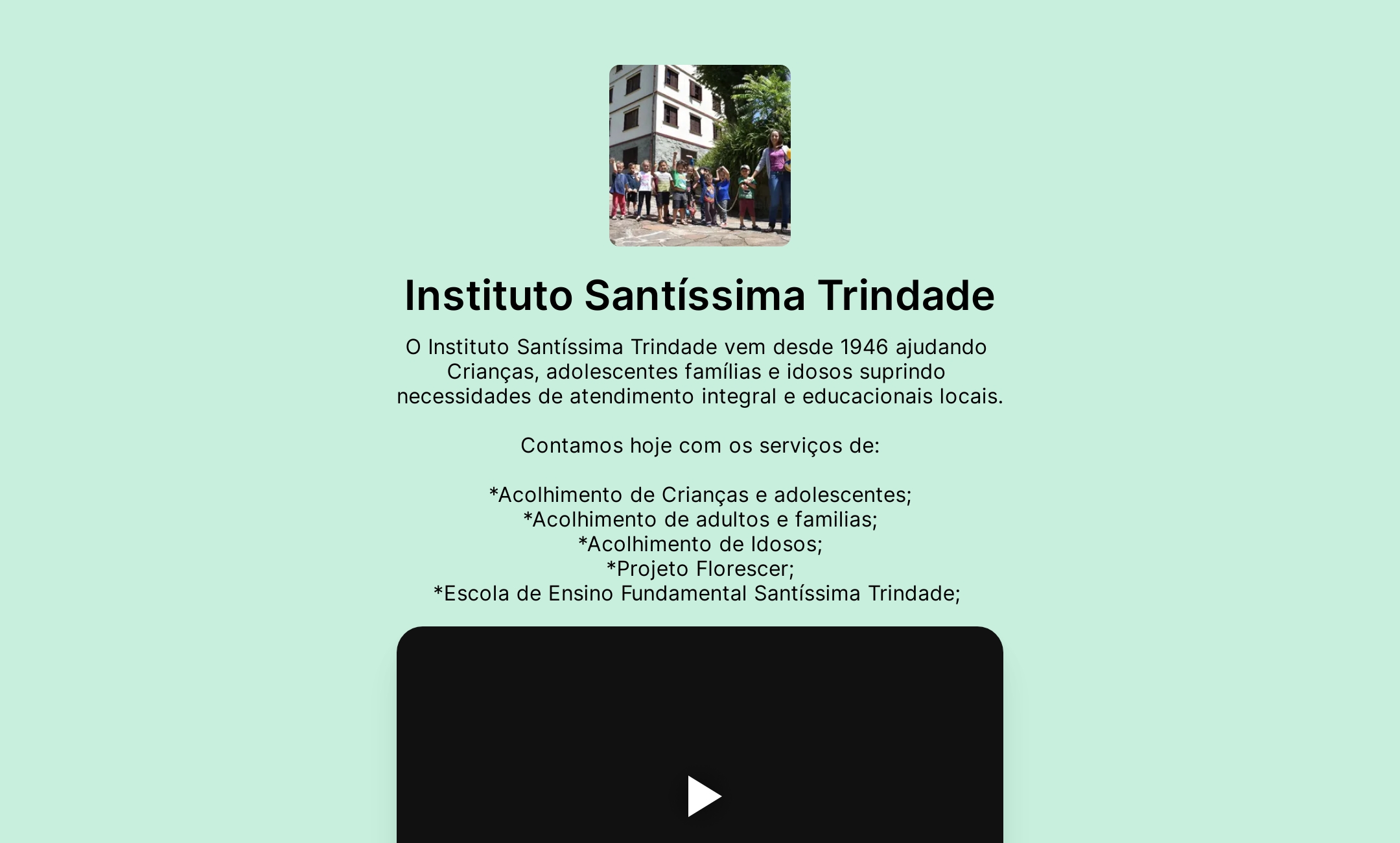 Instituto Santíssima Trindade's Flowpage