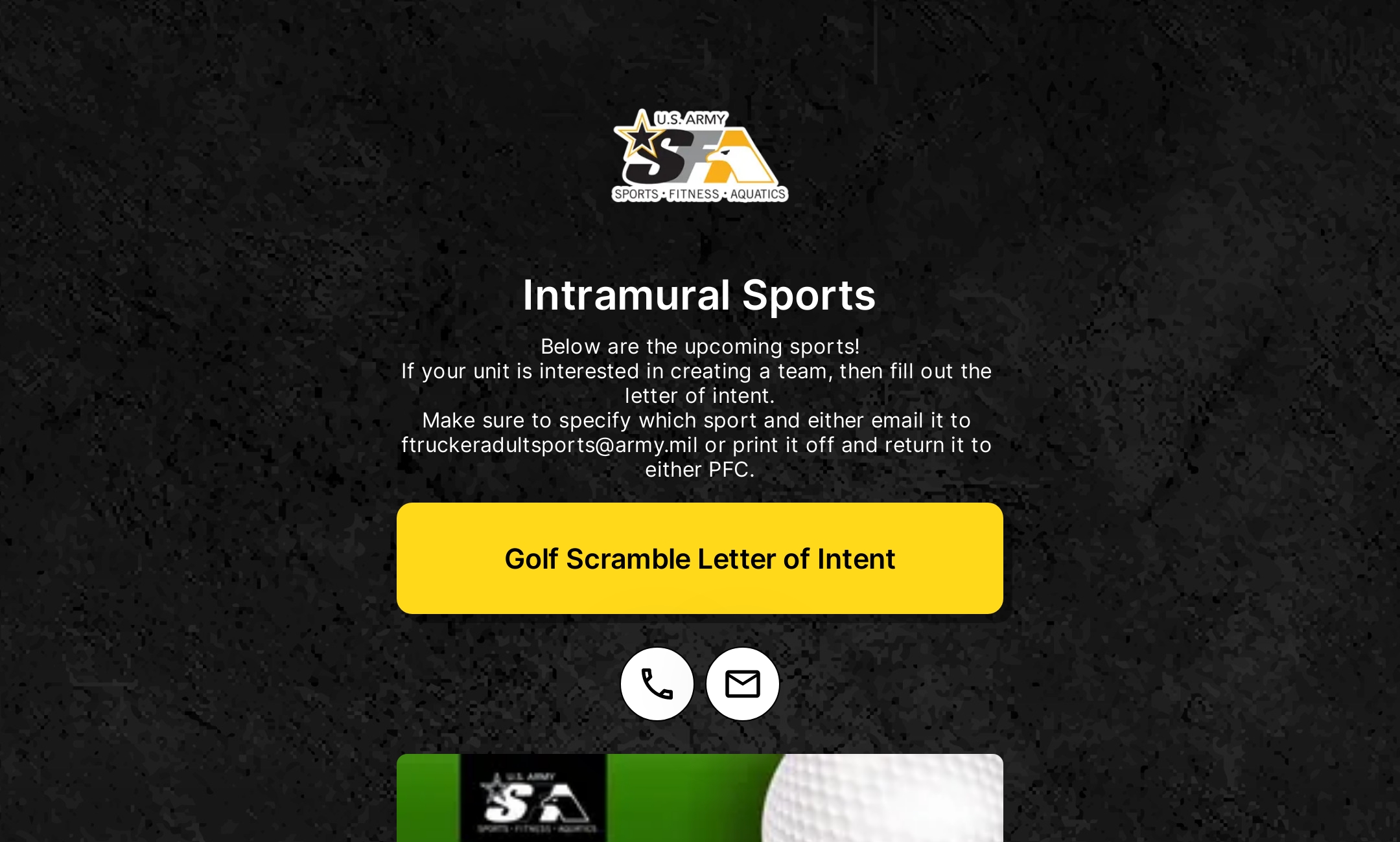 Intramural Sports' Flowpage
