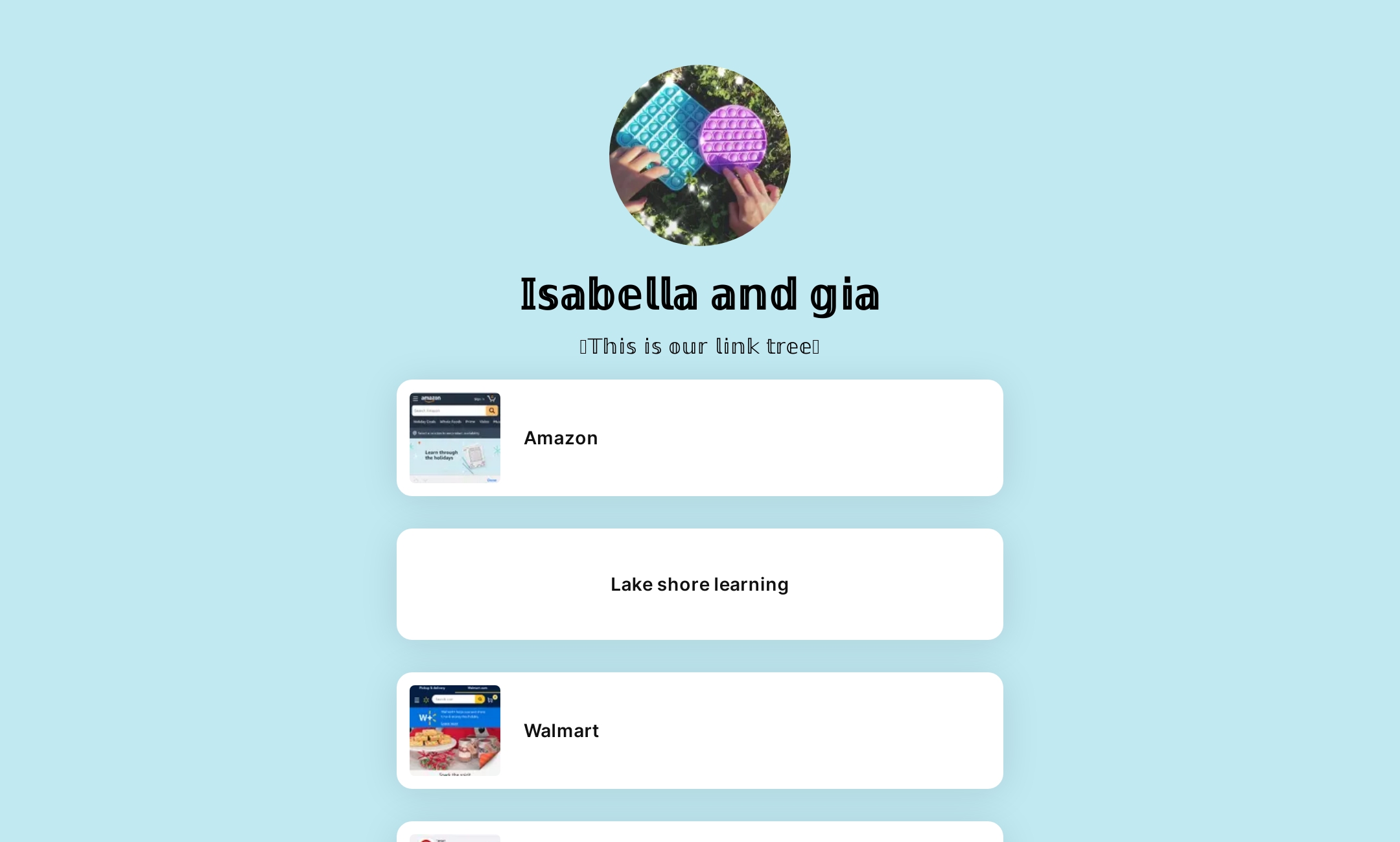 𝕀𝕤𝕒𝕓𝕖𝕝𝕝𝕒 𝕒𝕟𝕕 𝕘𝕚𝕒's Flowpage