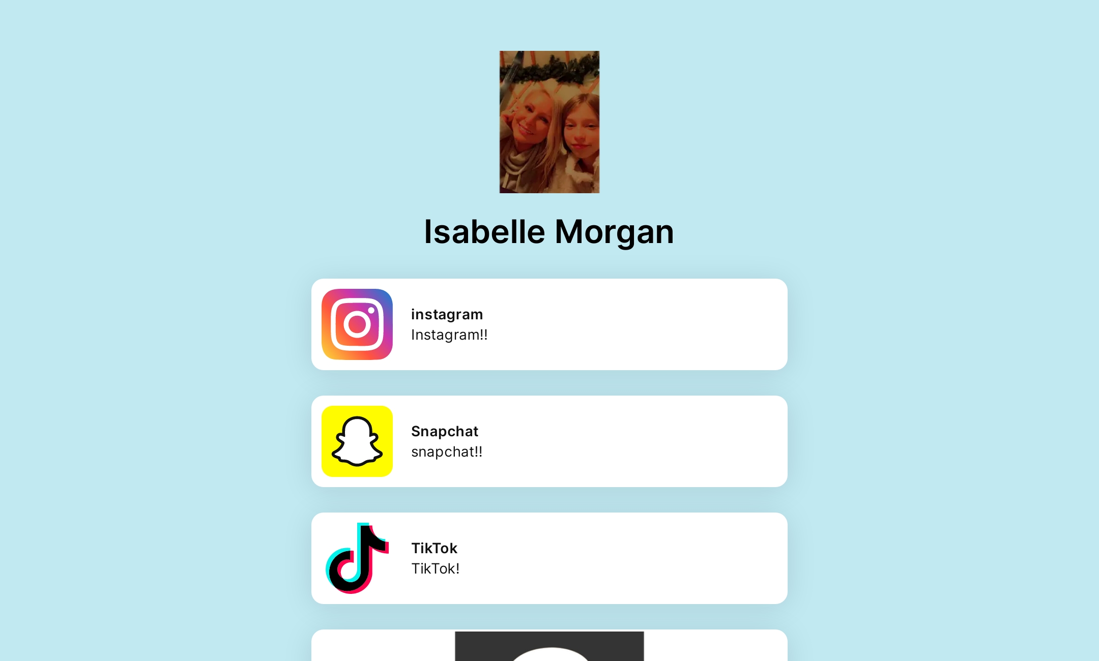 Isabelle Morgan's Flowpage