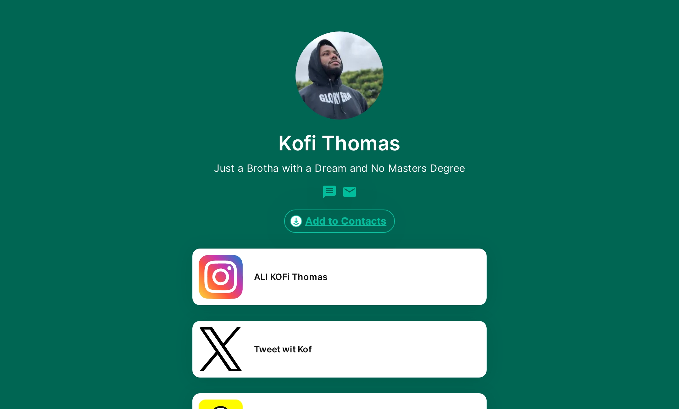 Kofi Thomas 's Flowpage