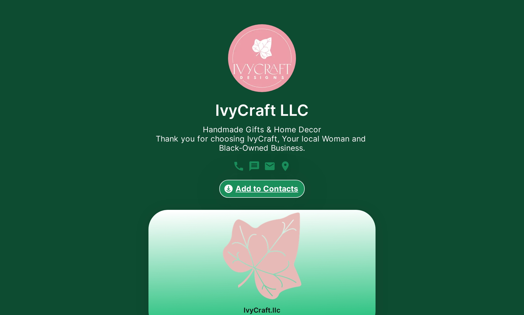 IvyCraft LLC's Flowpage