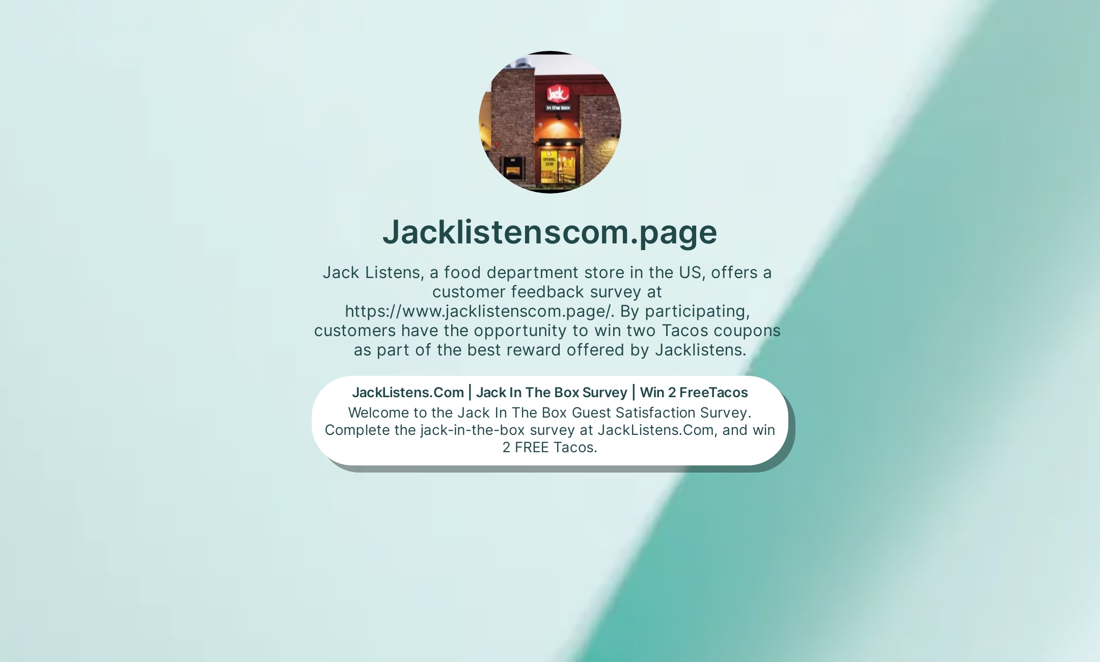 Jacklistenscom.page's Flowpage
