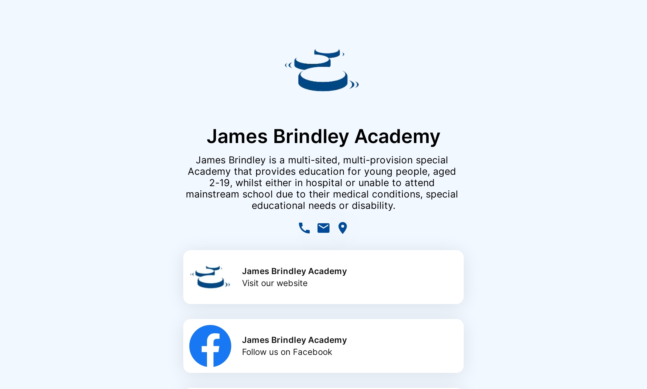 James Brindley Academy's Flowpage
