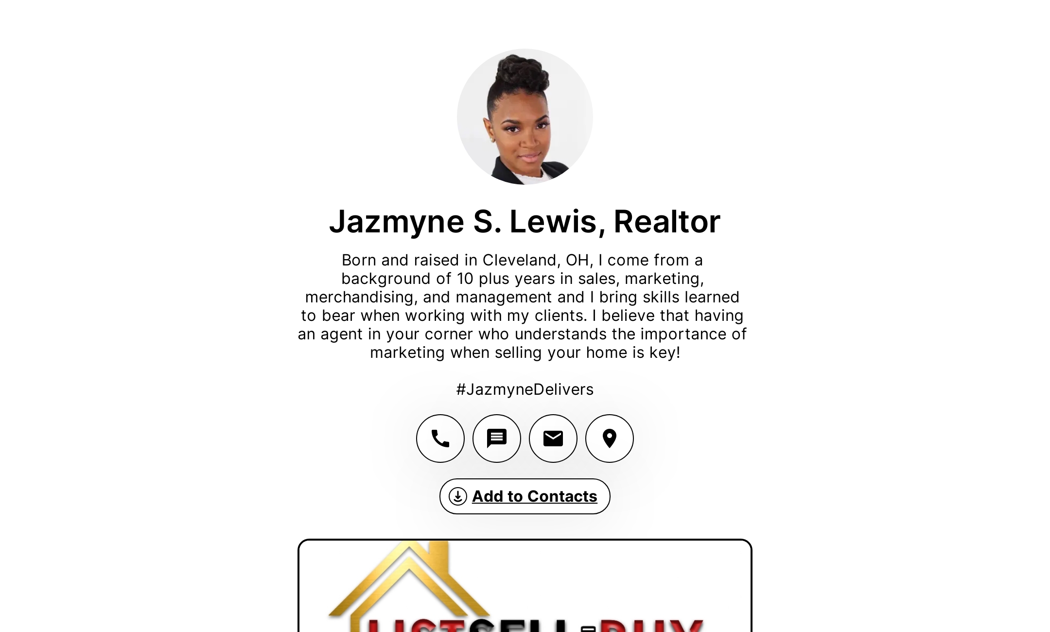 Jazmyne S. Lewis, Realtor's Flowpage