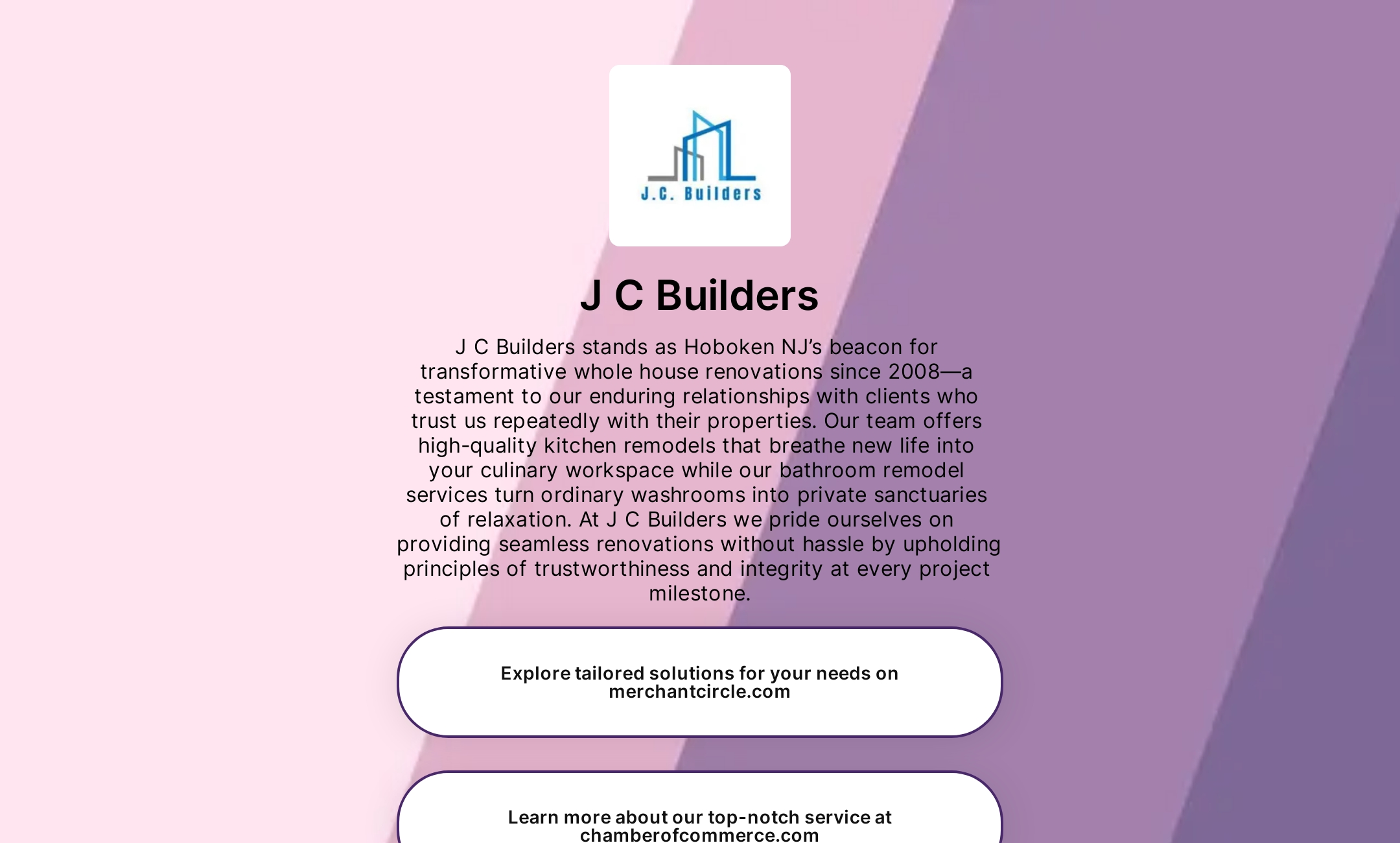 J C Builders' Flowpage
