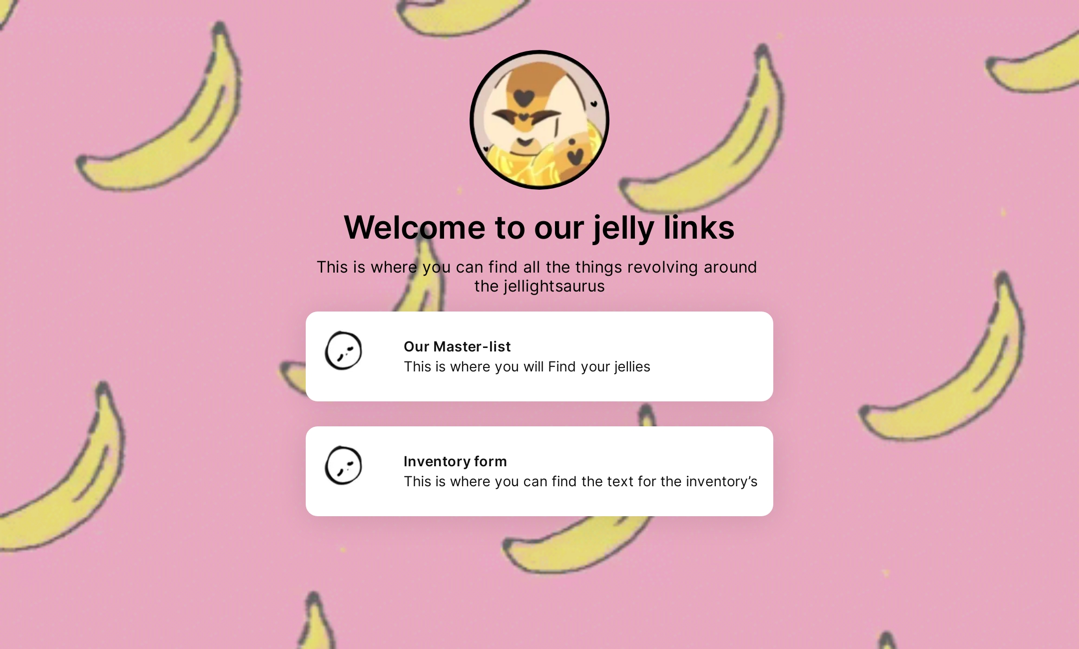 Welcome to our jelly links 's Flowpage
