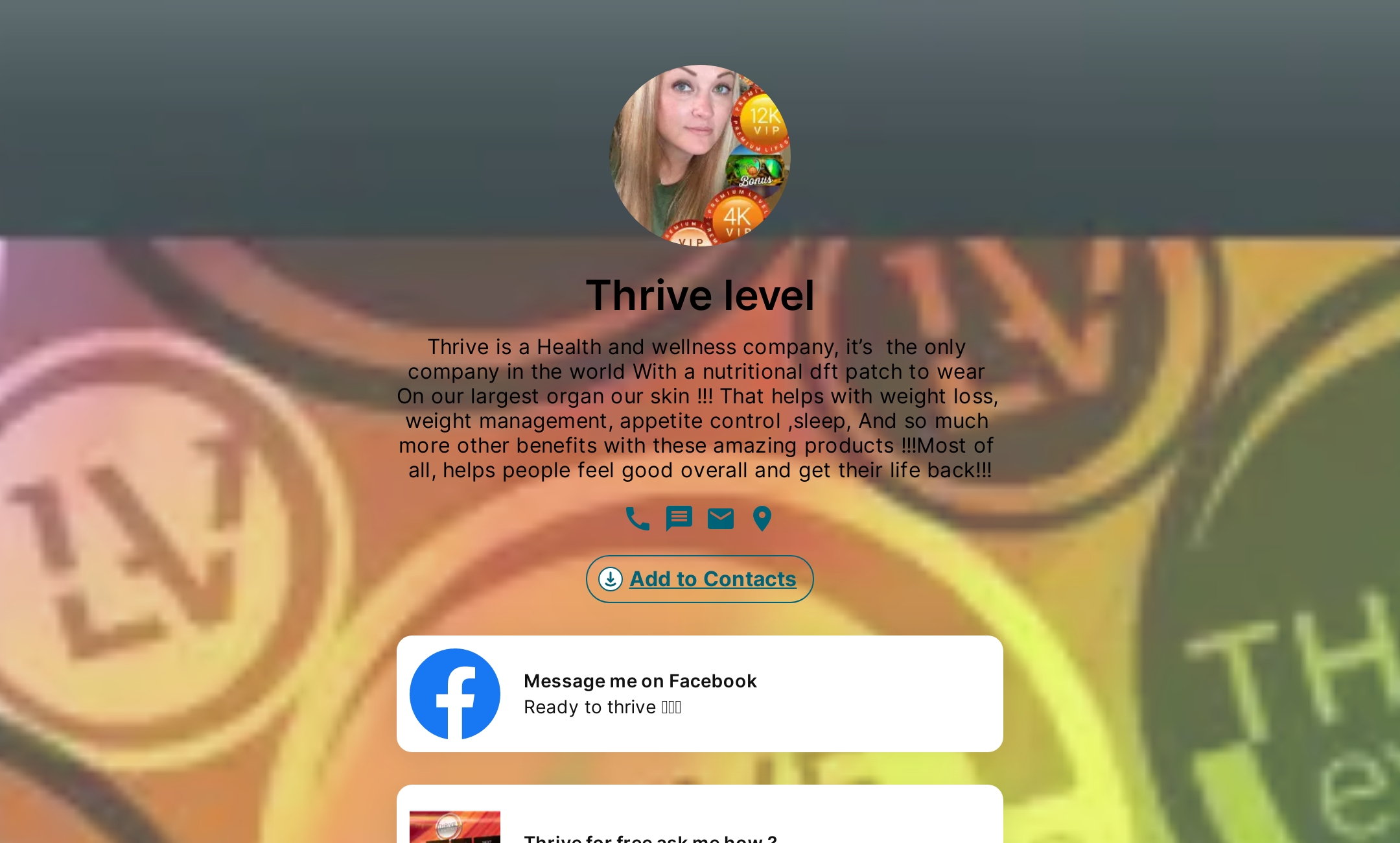 Thrive level 's Flowpage