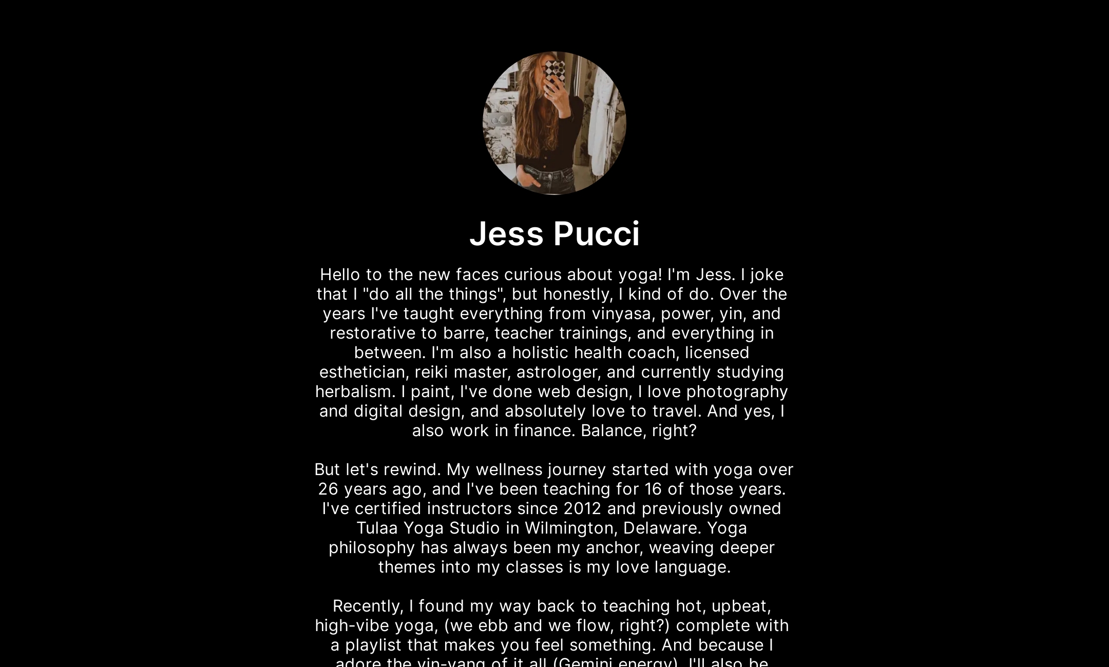 Jess Pucci's Flowpage