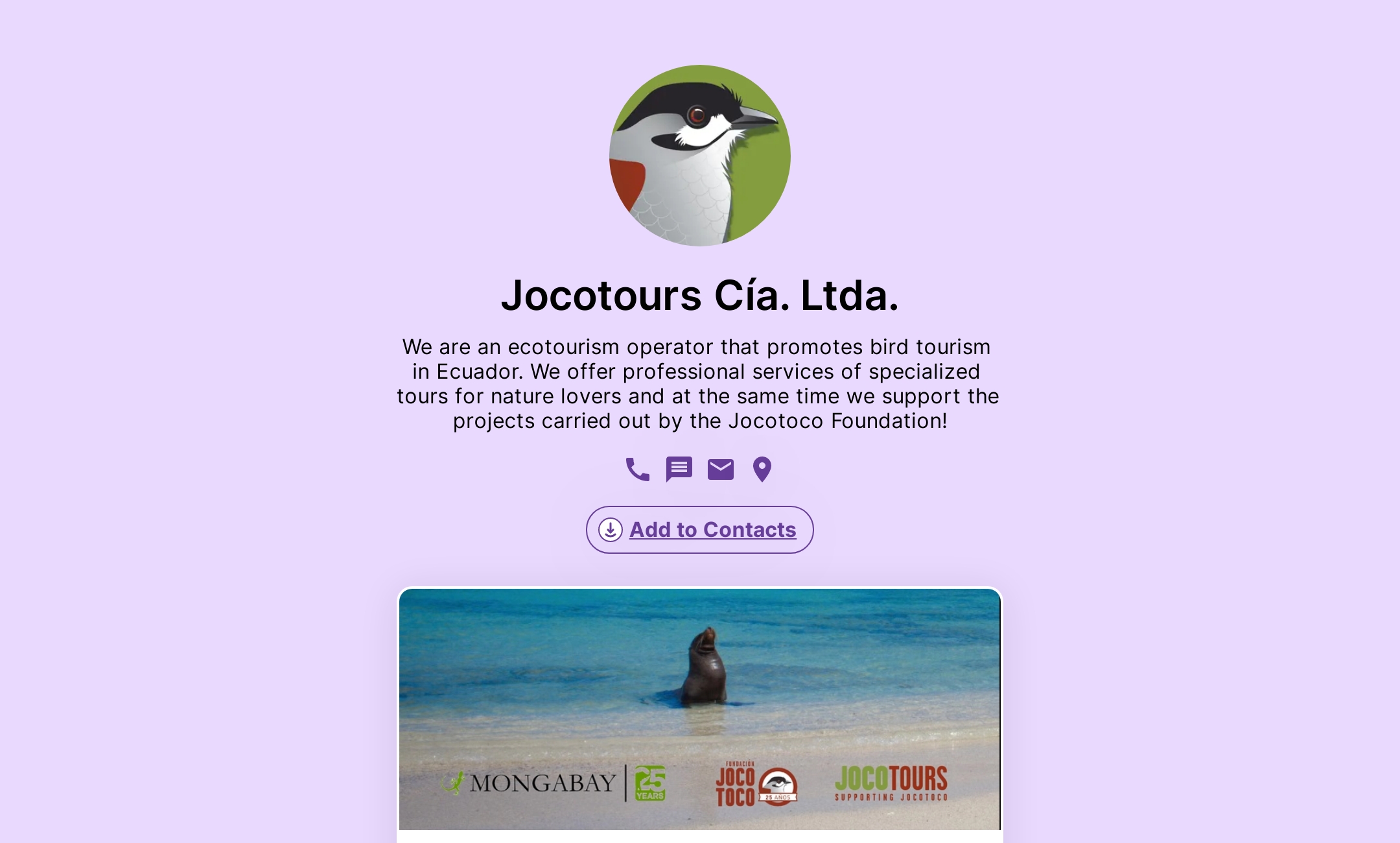 Jocotours Cía. Ltda.'s Flowpage