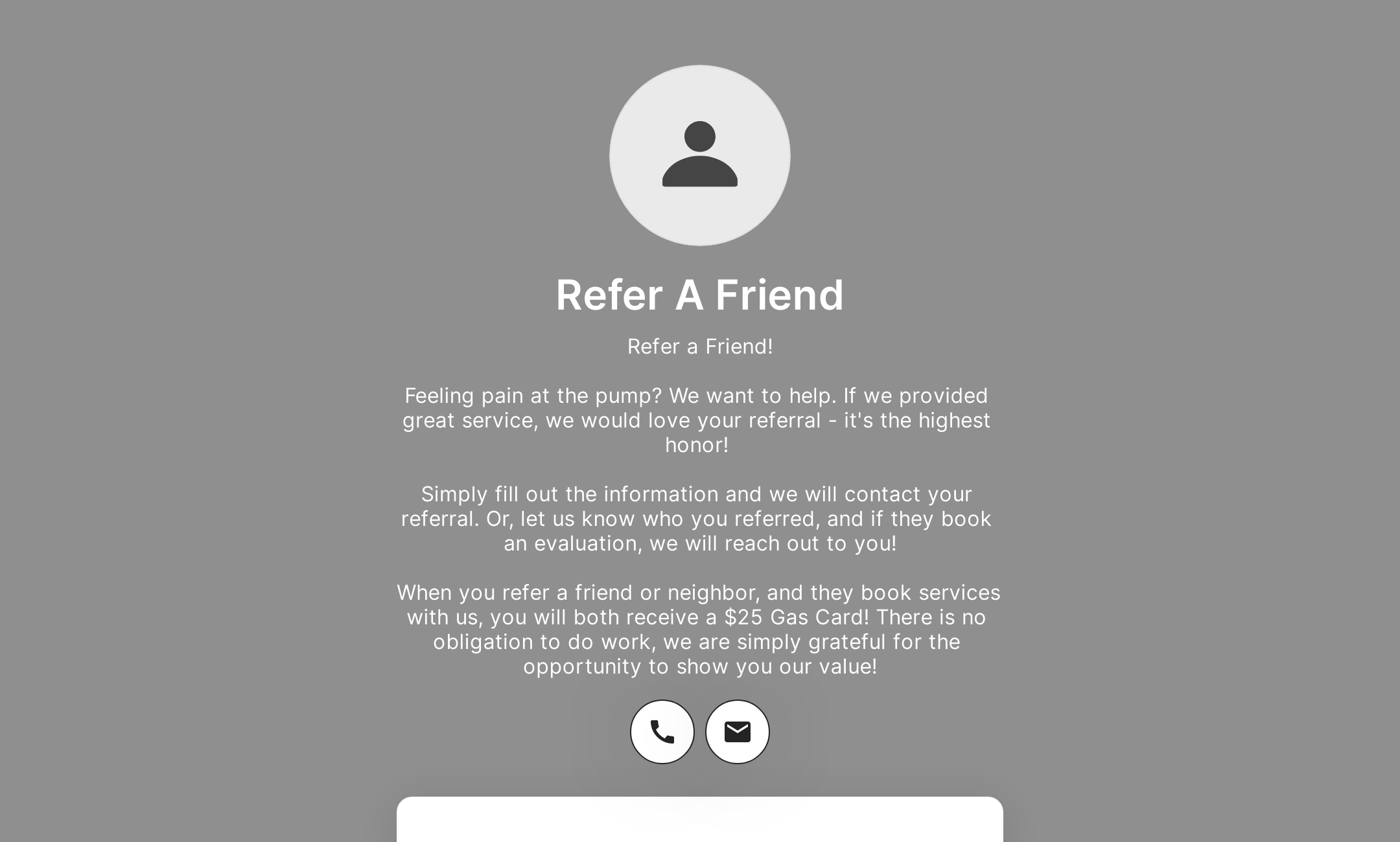 Refer A Friend's Flowpage