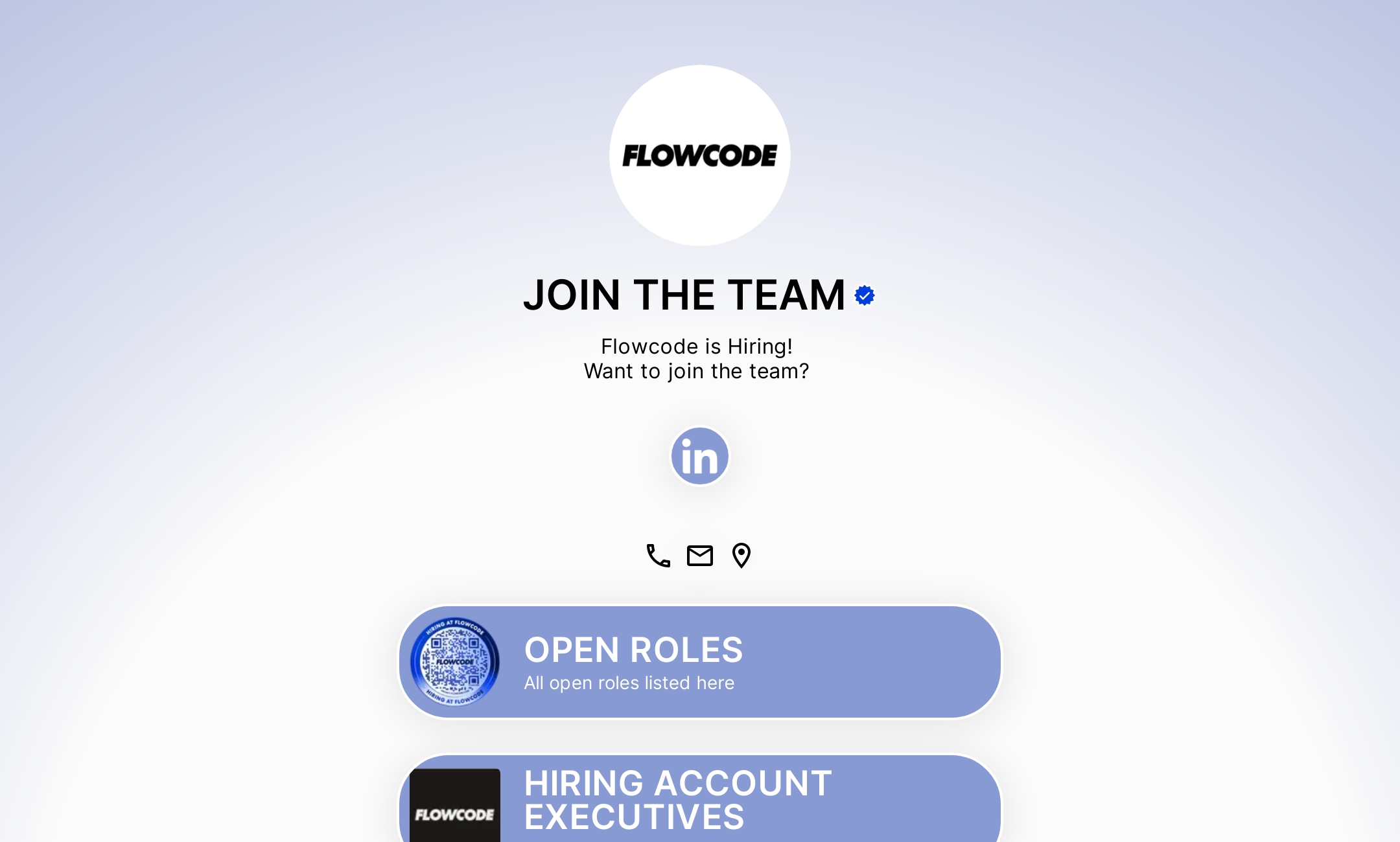 JOIN THE TEAM's Flowpage