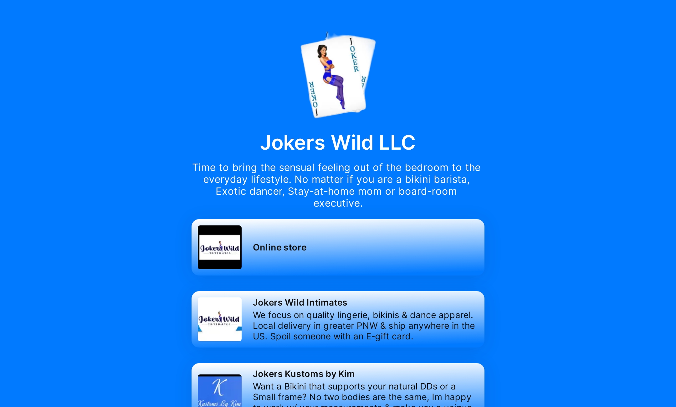 Jokers Wild LLC's Flowpage