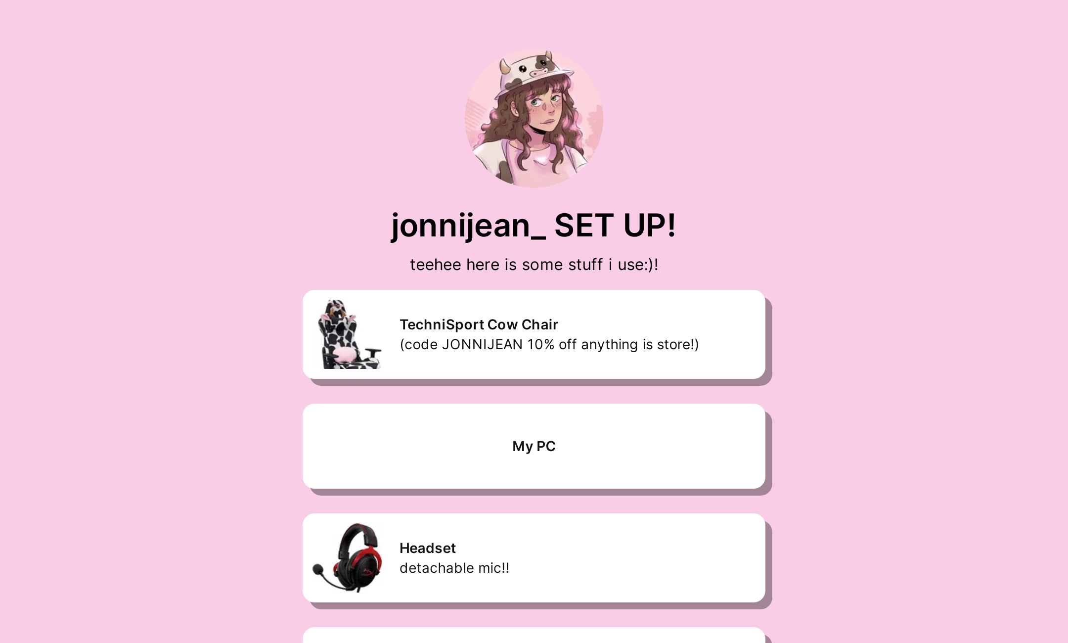 jonnijean_ SET UP!'s Flowpage