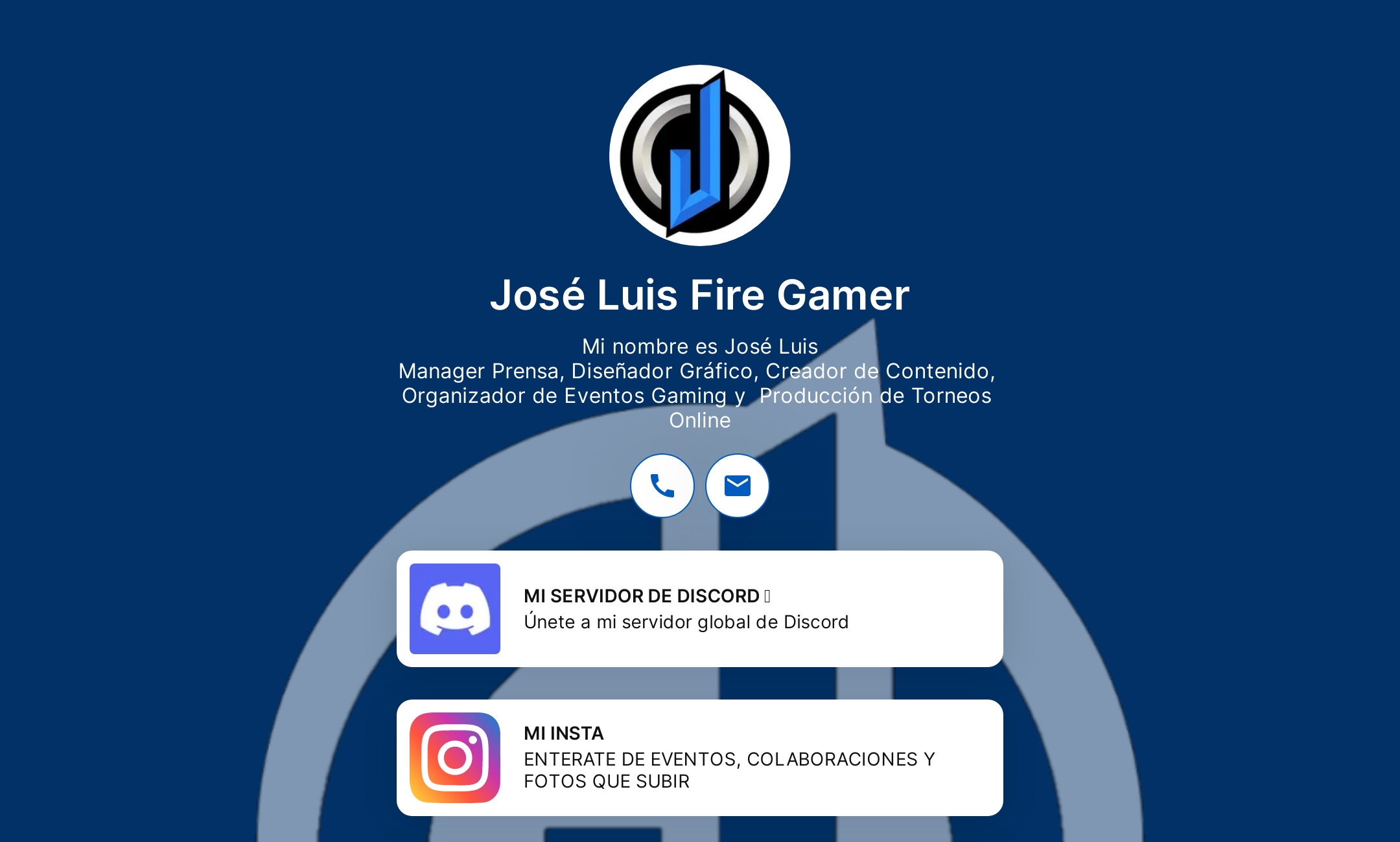 José Luis Fire Gamer's Flowpage