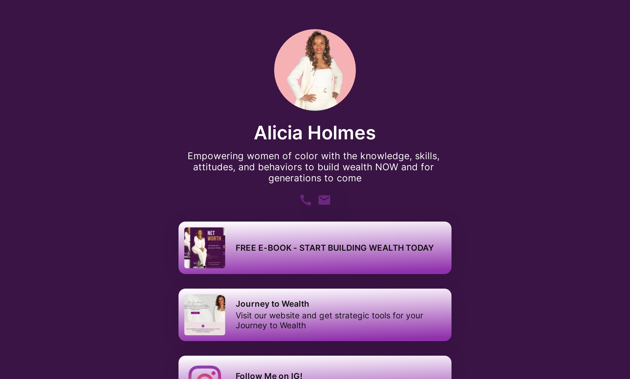 Alicia Holmes' Flowpage