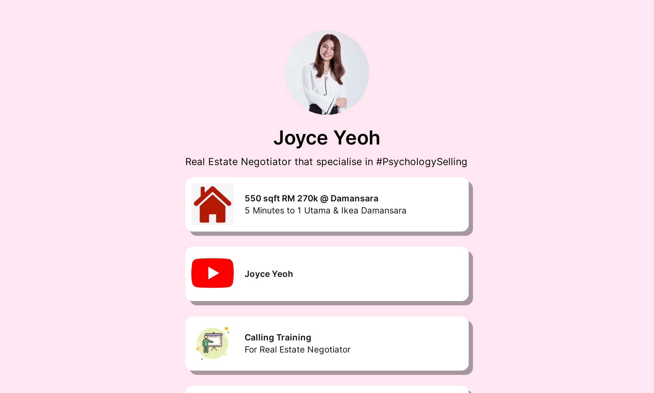 Joyce Yeoh's Flowpage