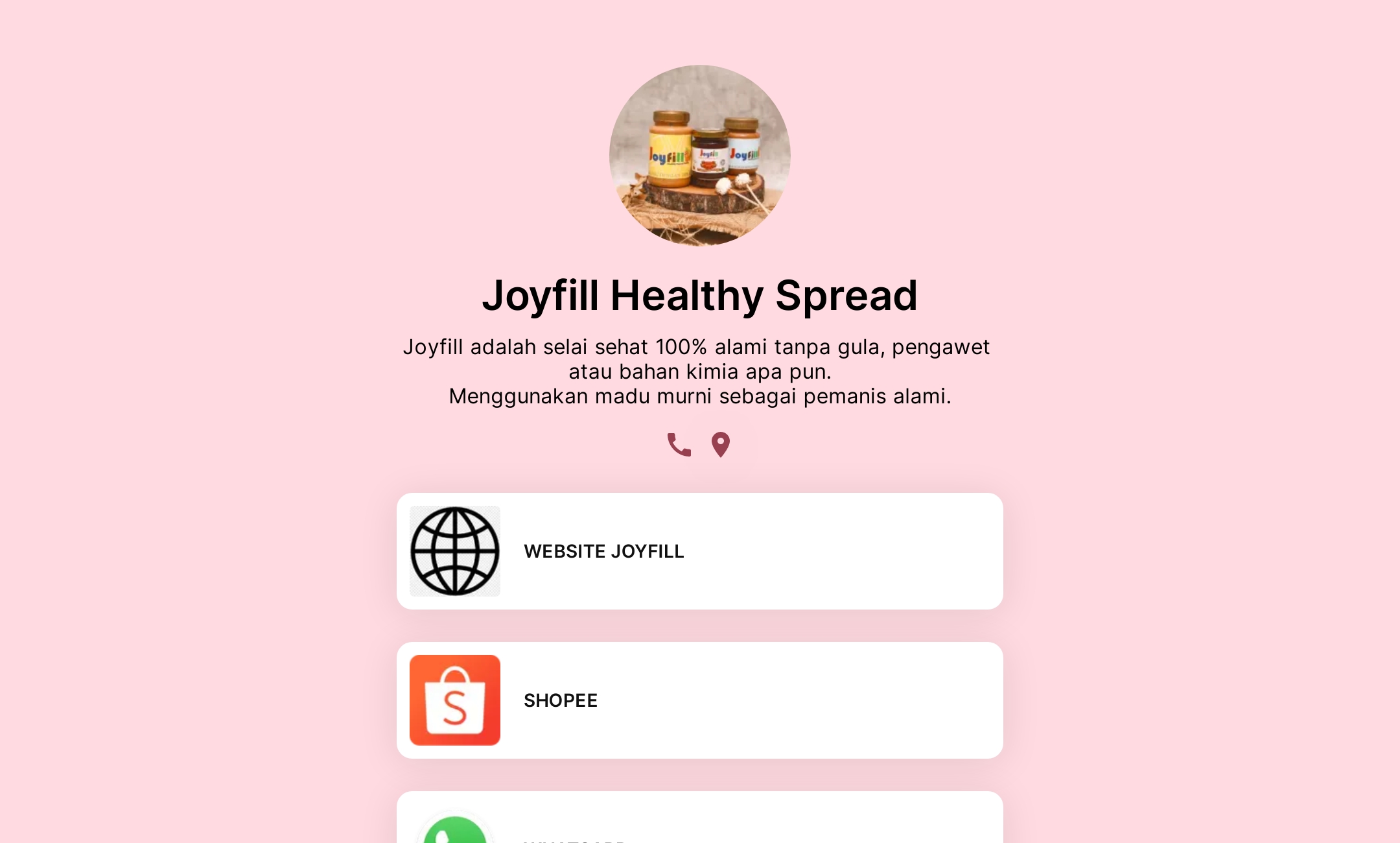 Joyfill Healthy Spread's Flowpage