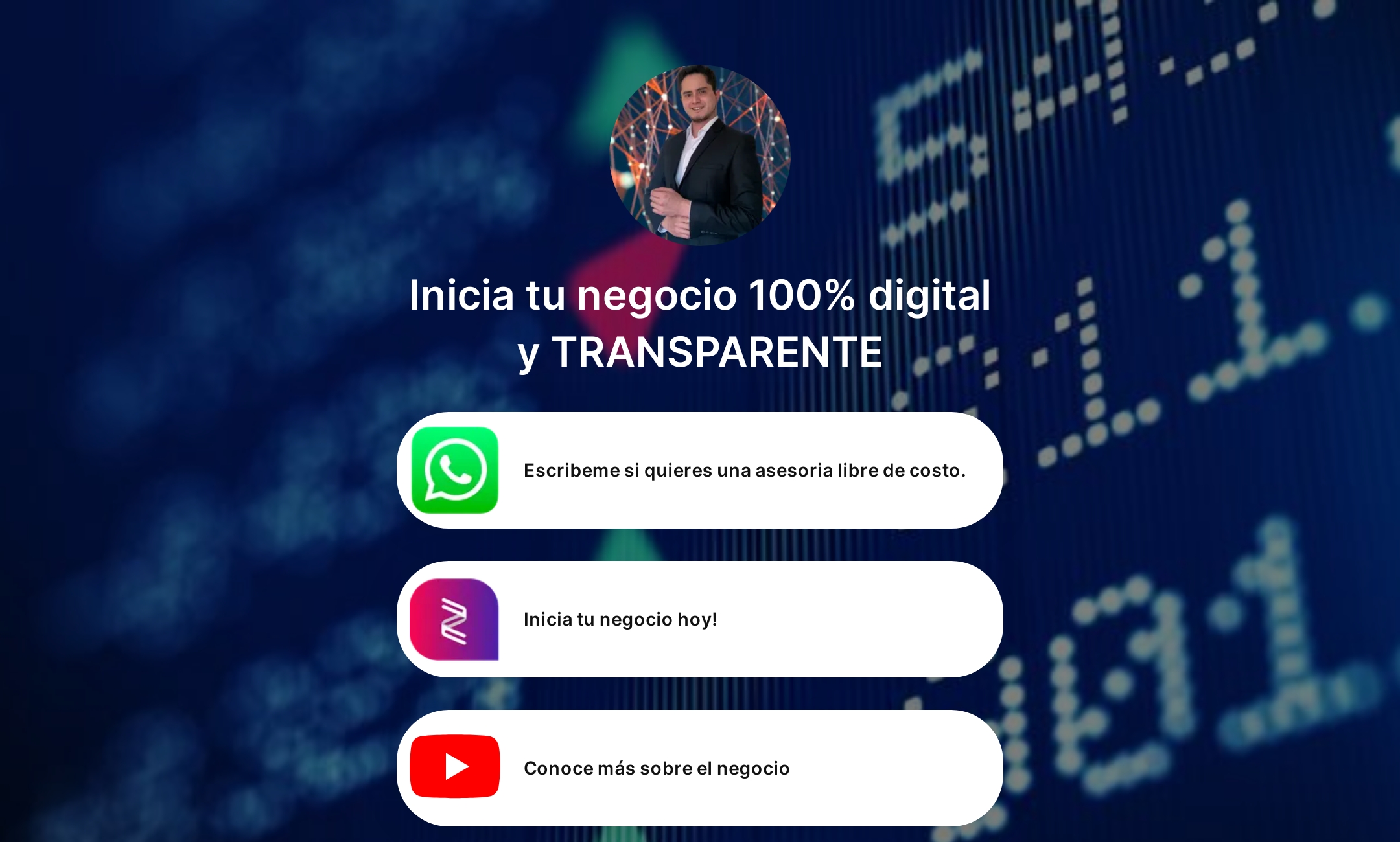 Inicia tu negocio 100% digital y TRANSPARENTE's Flowpage