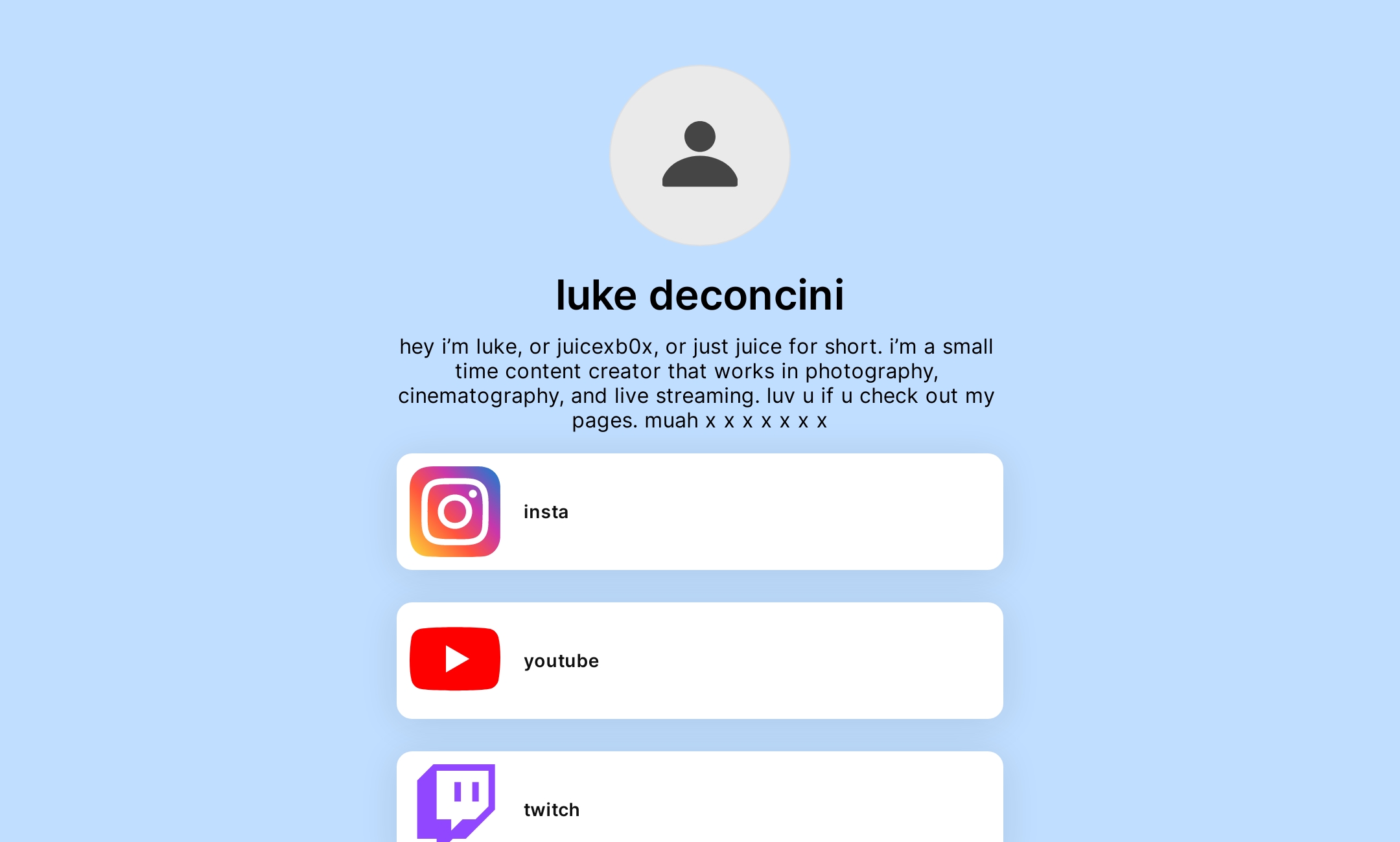 luke deconcini 's Flowpage
