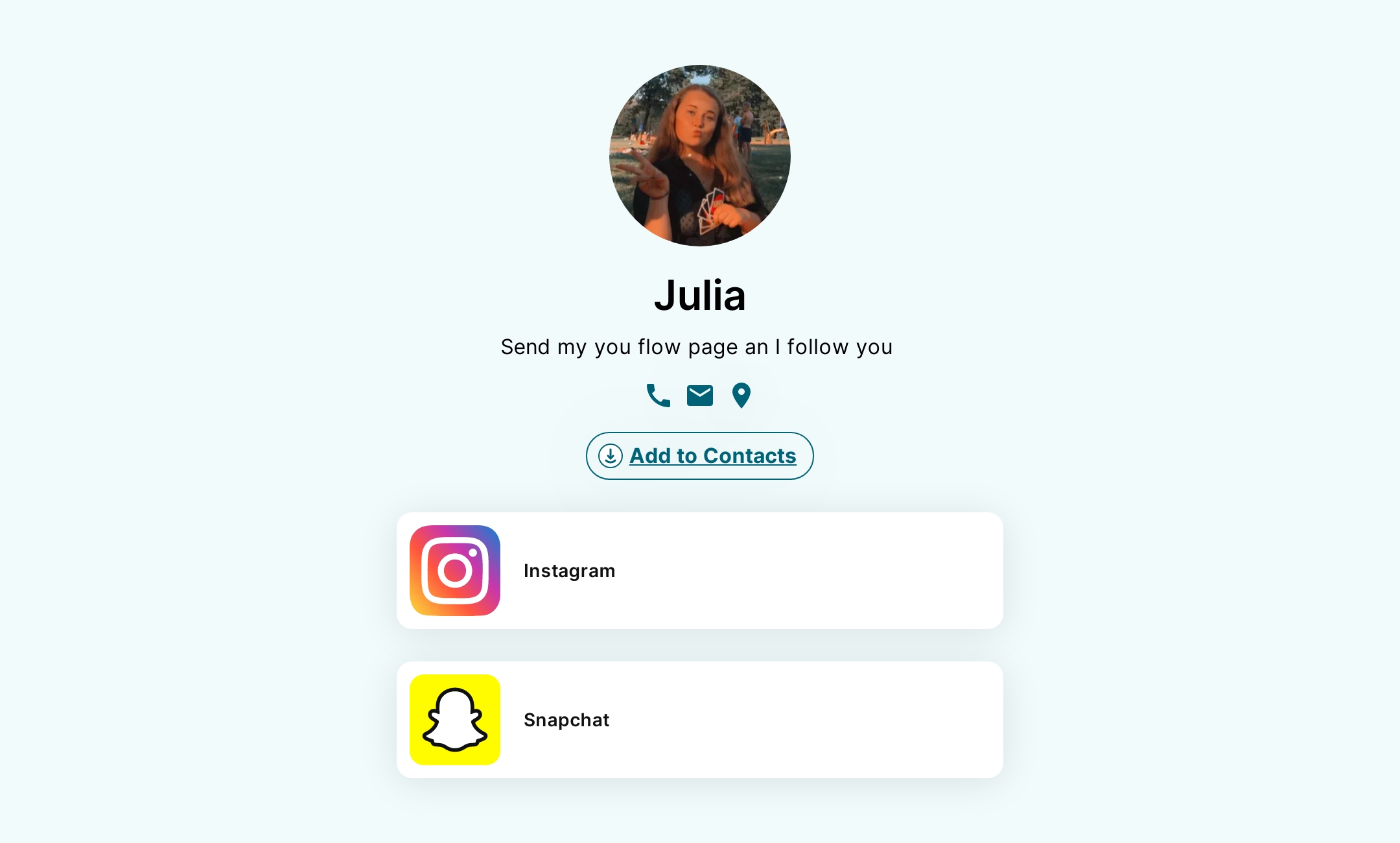 Julia 's Flowpage