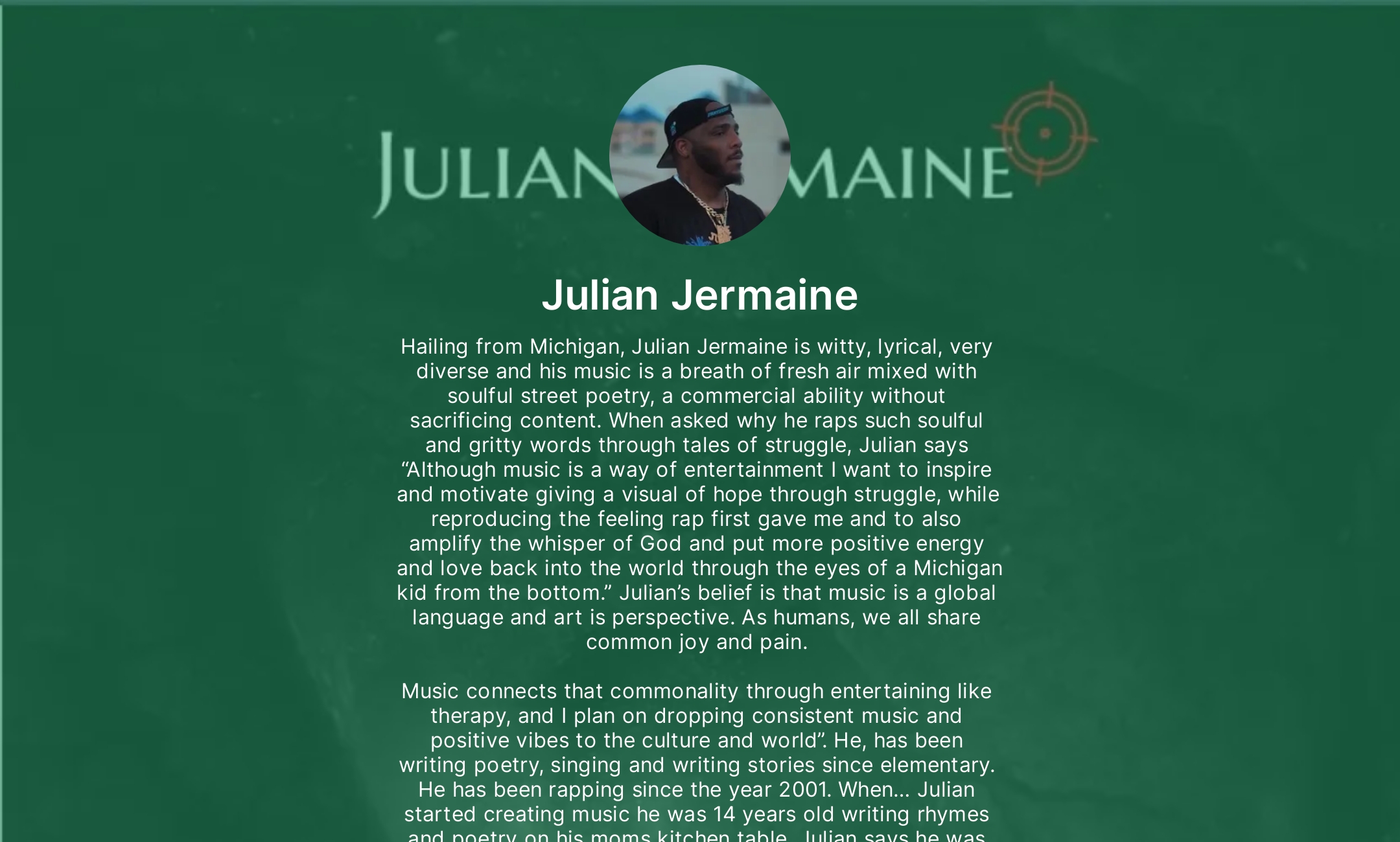 Julian Jermaine 's Flowpage
