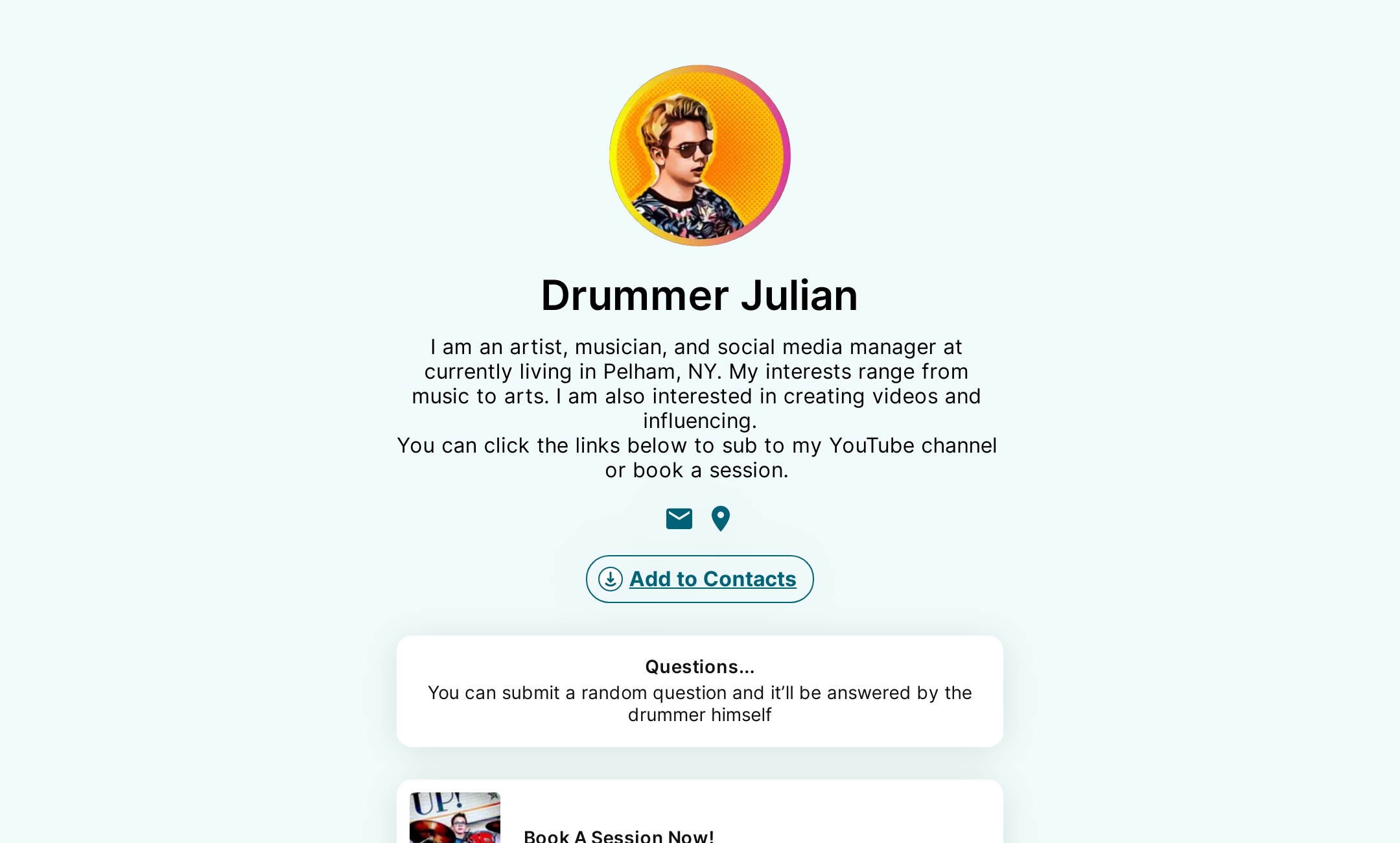 Drummer Julian's Flowpage