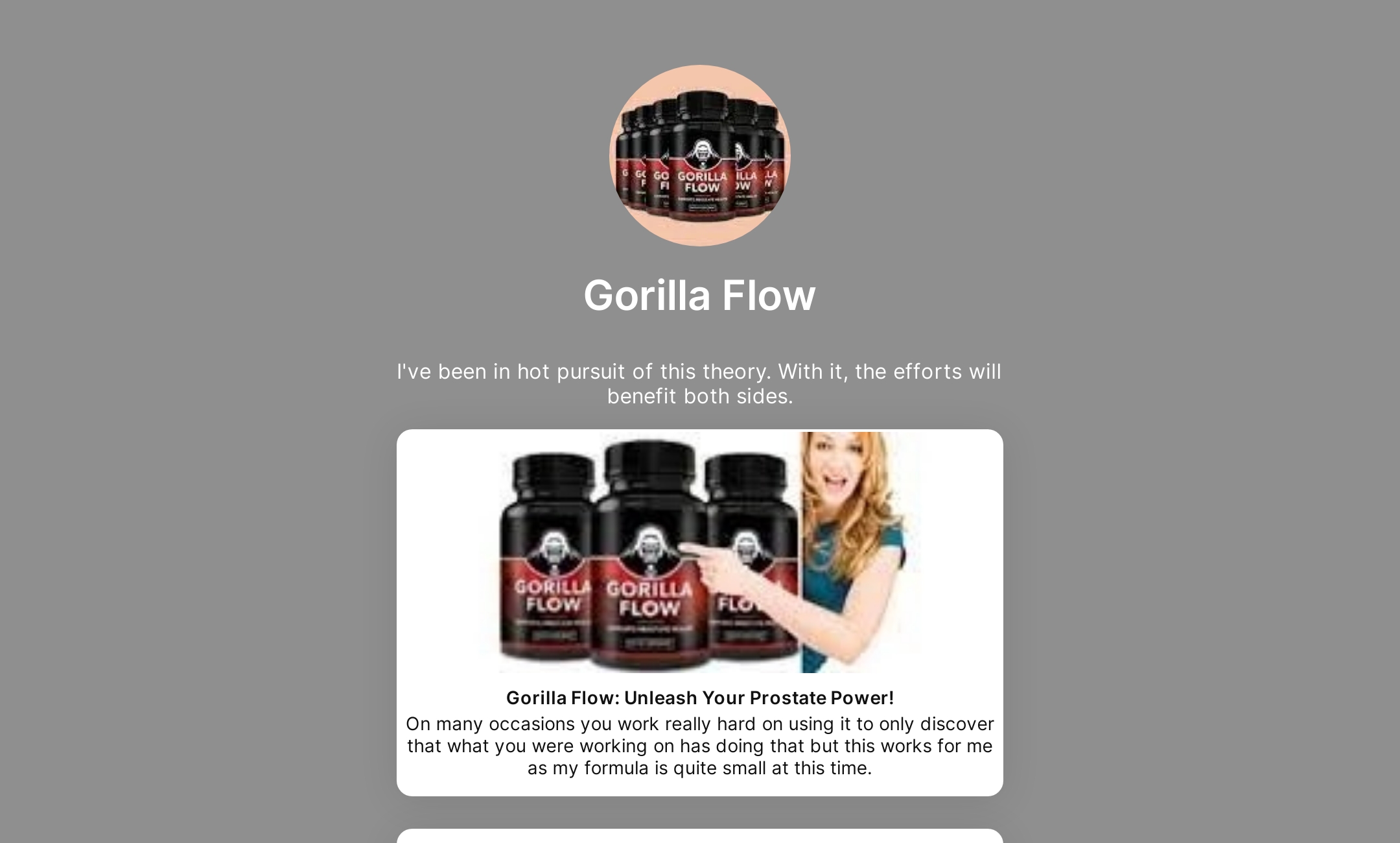 Gorilla Flow's Flowpage