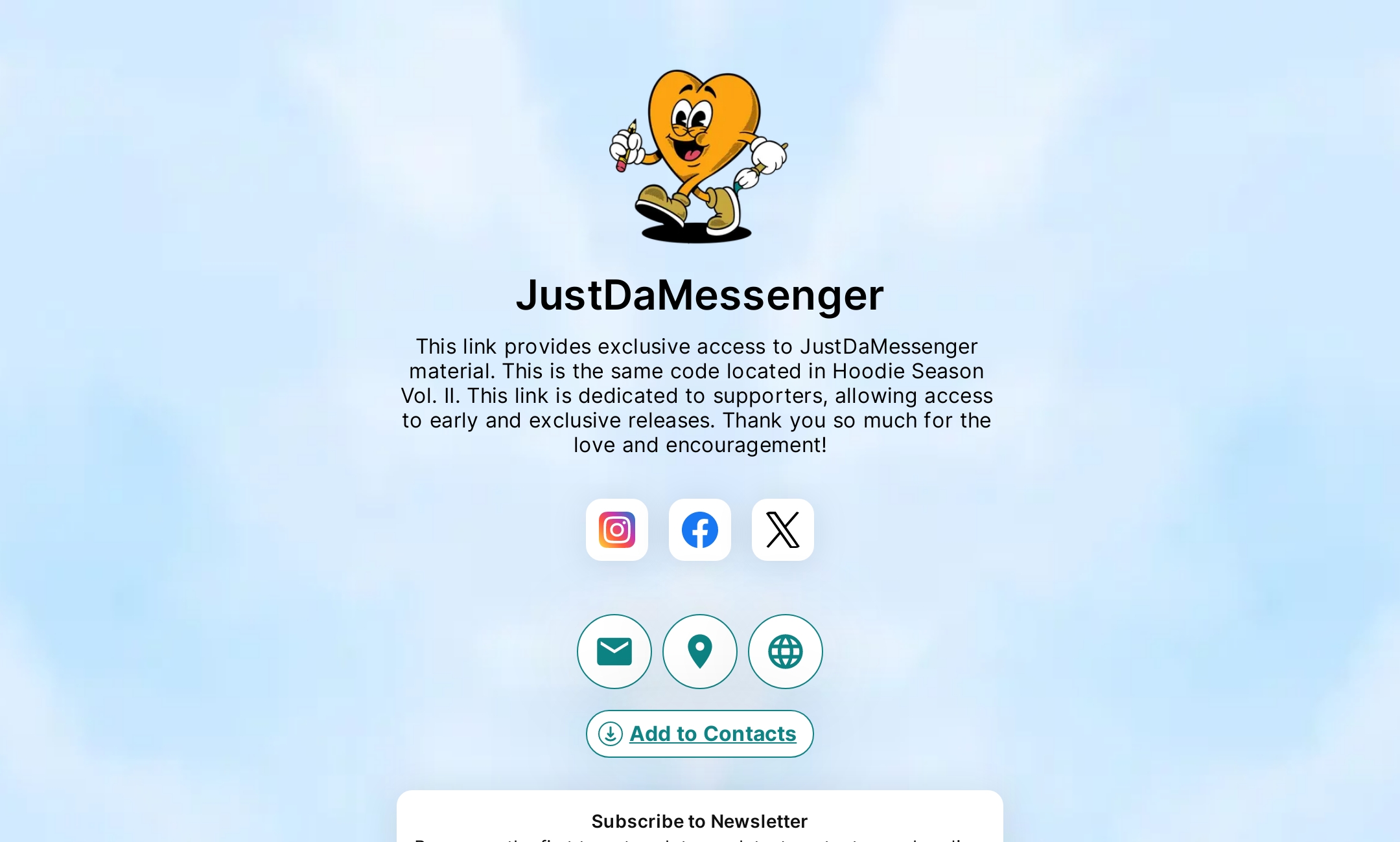 JustDaMessenger's Flowpage