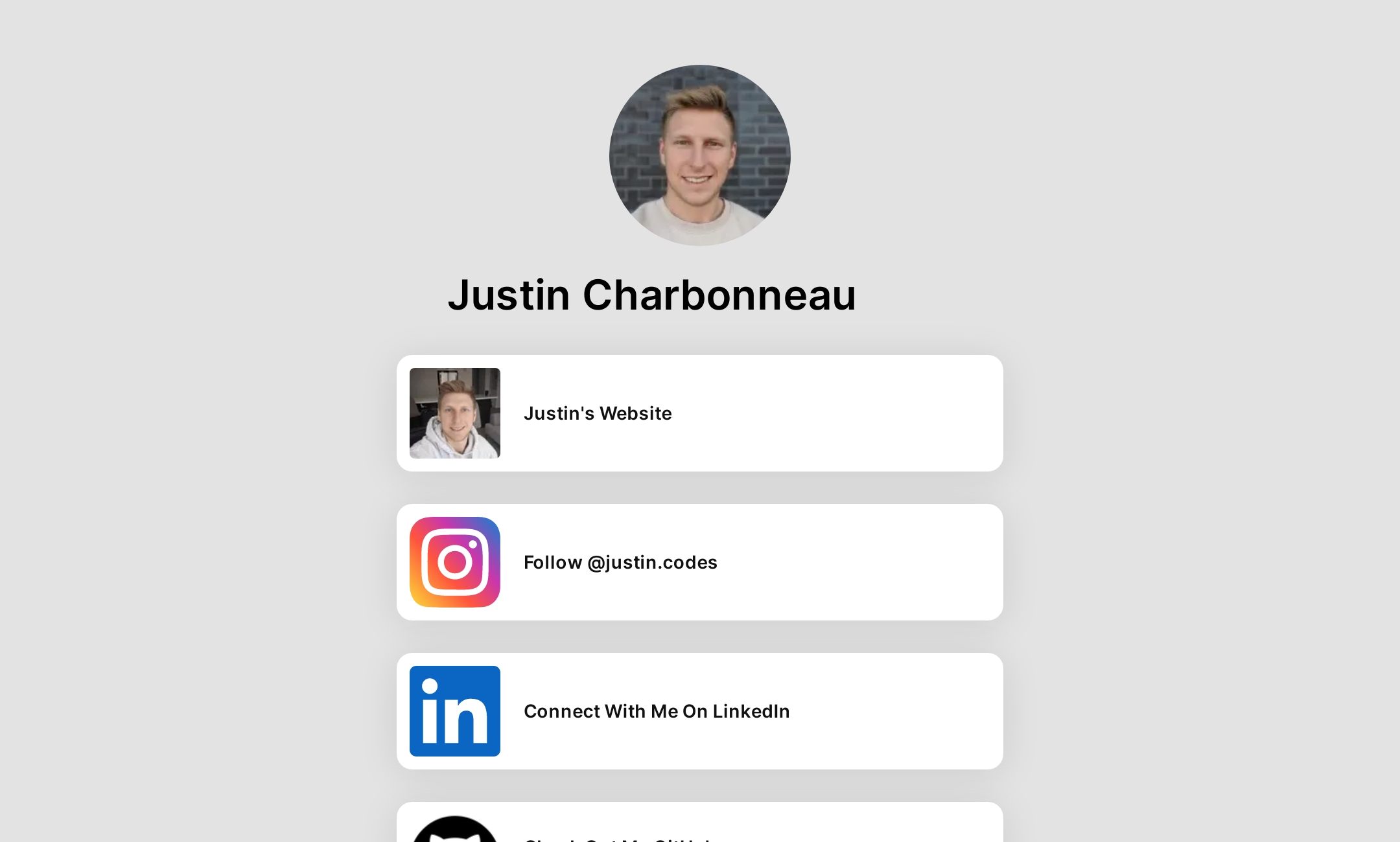 Justin Charbonneau 👨‍💻's Flowpage