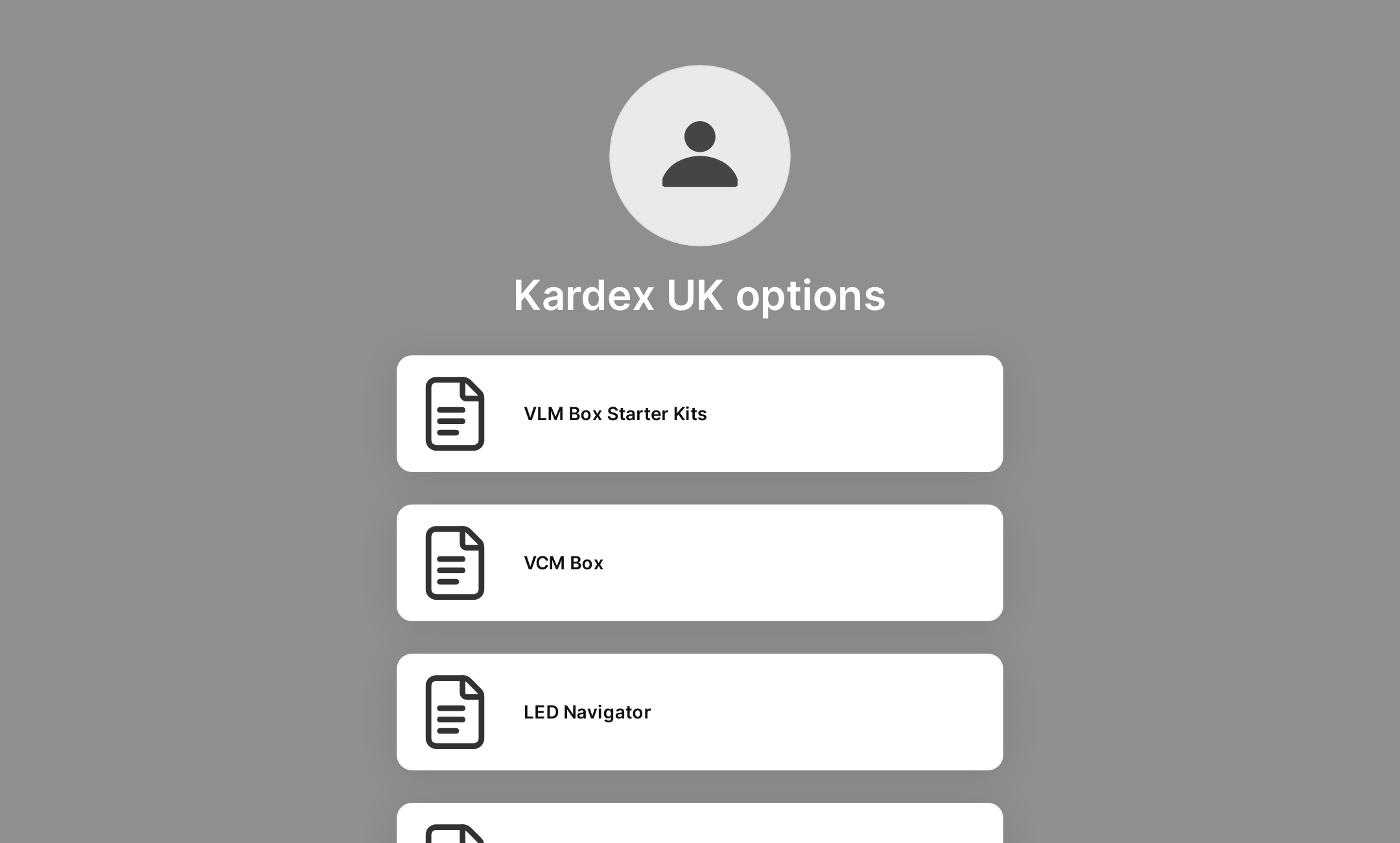 Kardex UK options 's Flowpage