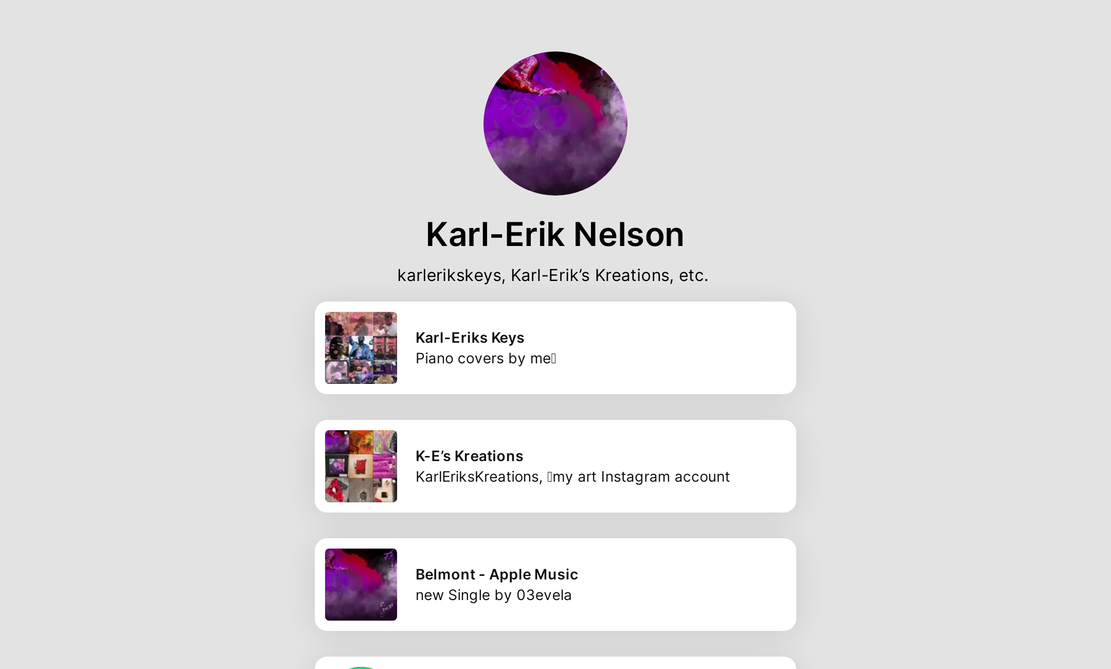 Karl-Erik Nelson's Flowpage