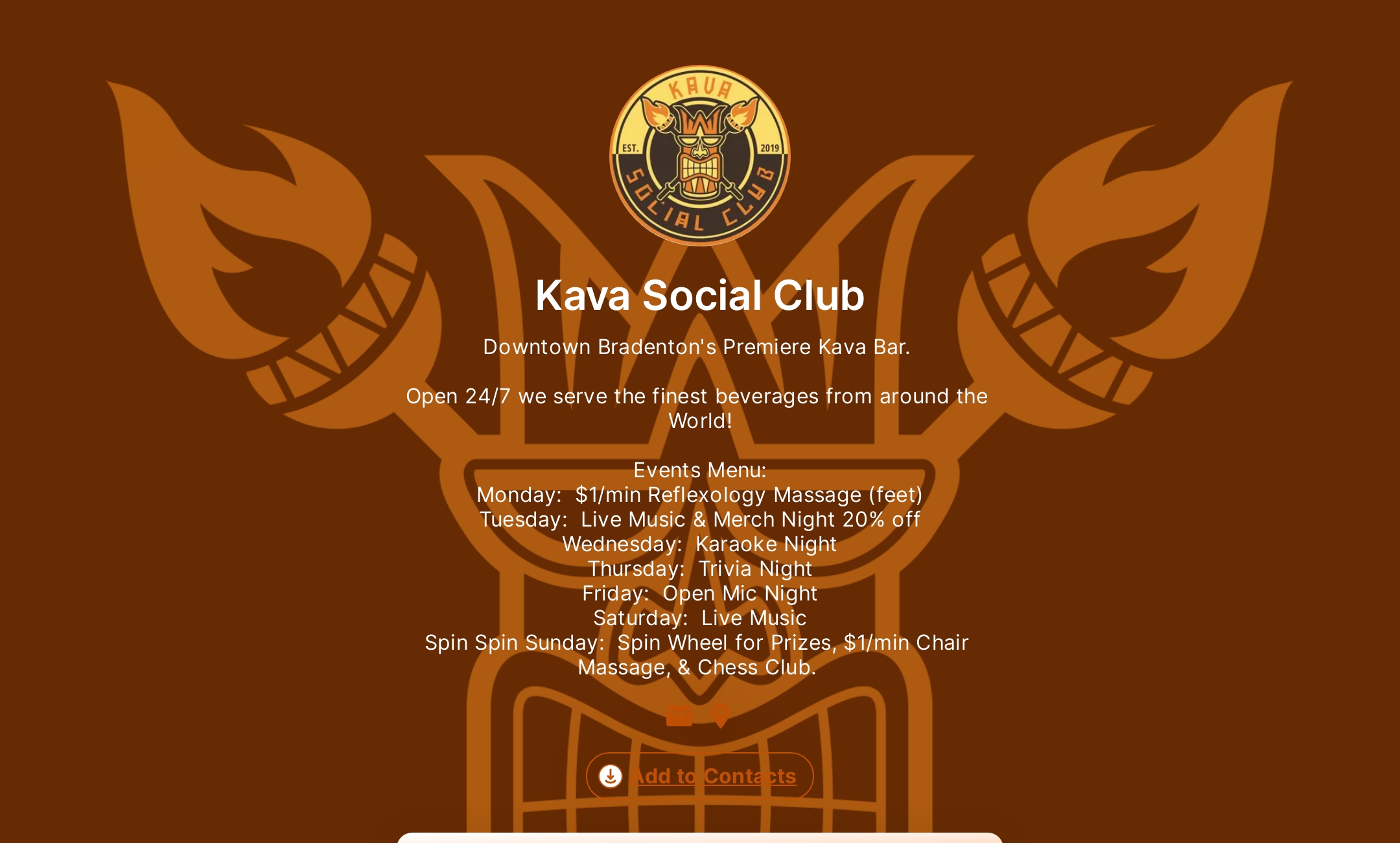 Kava Social Club's Flowpage