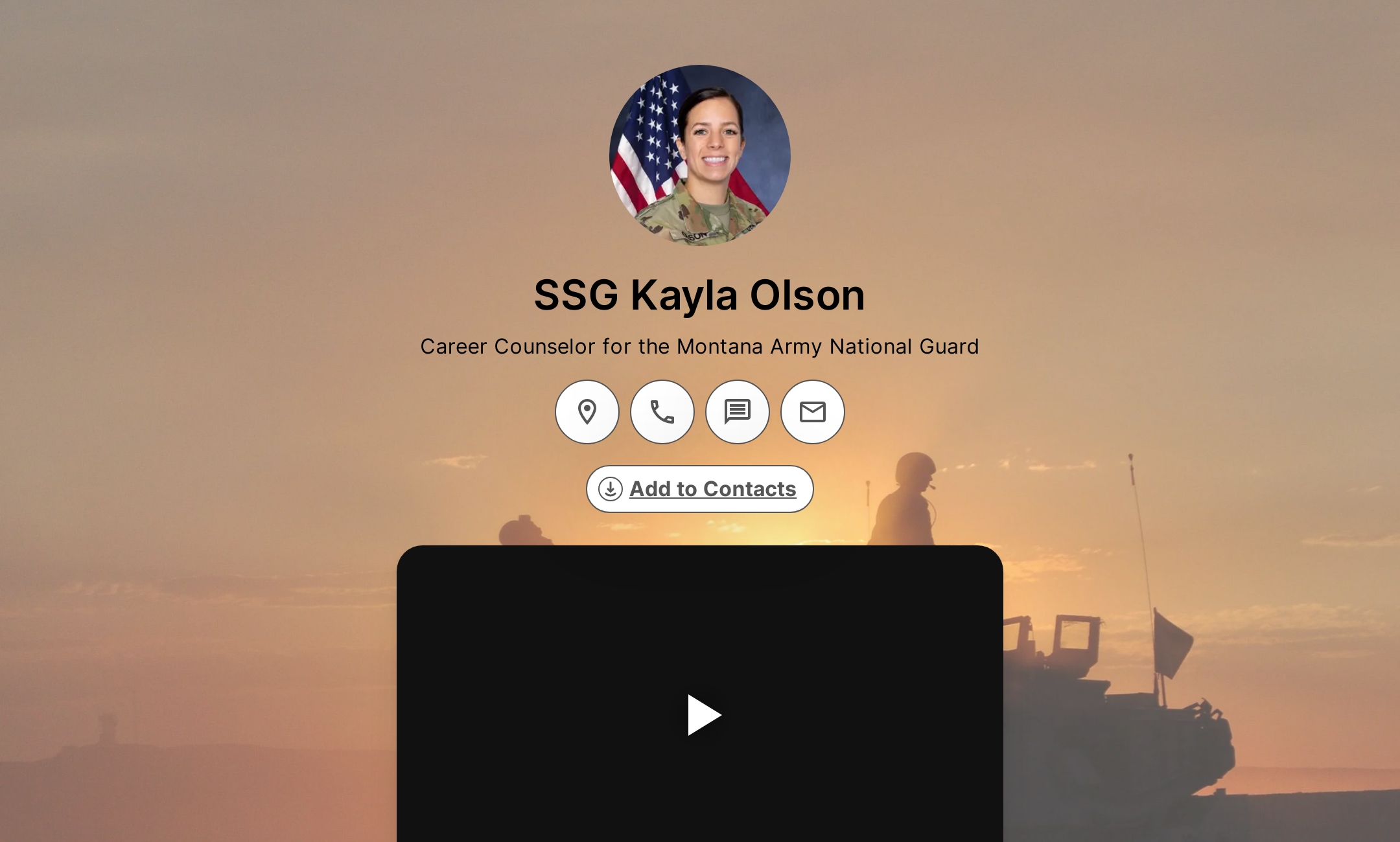 SSG Kayla Olson's Flowpage