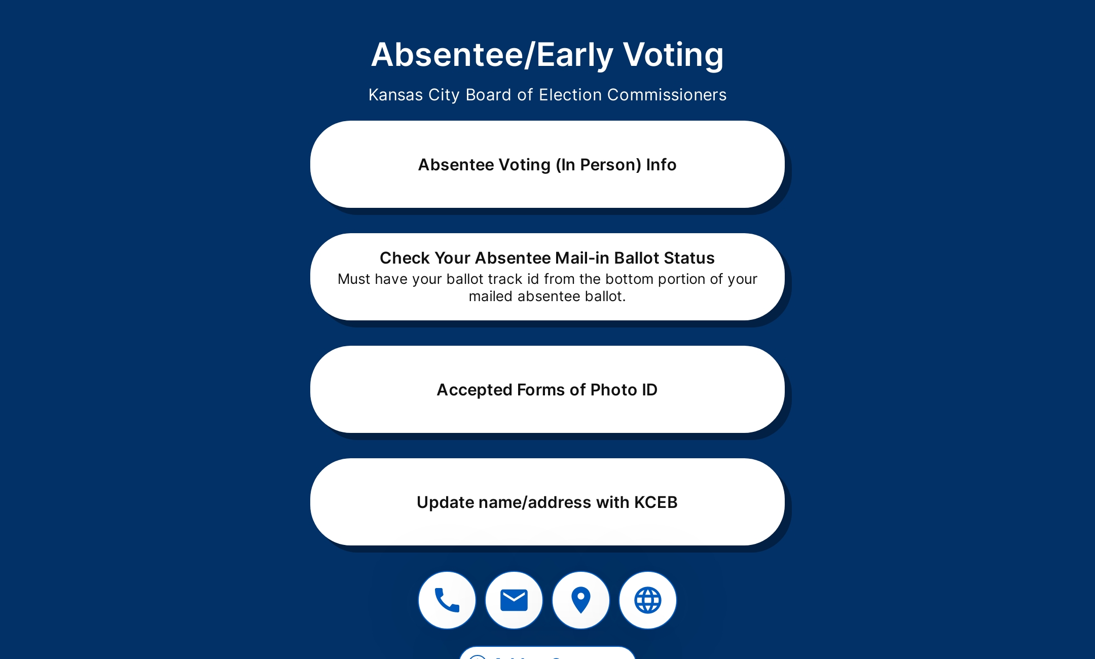 Absentee/Early Voting's Flowpage