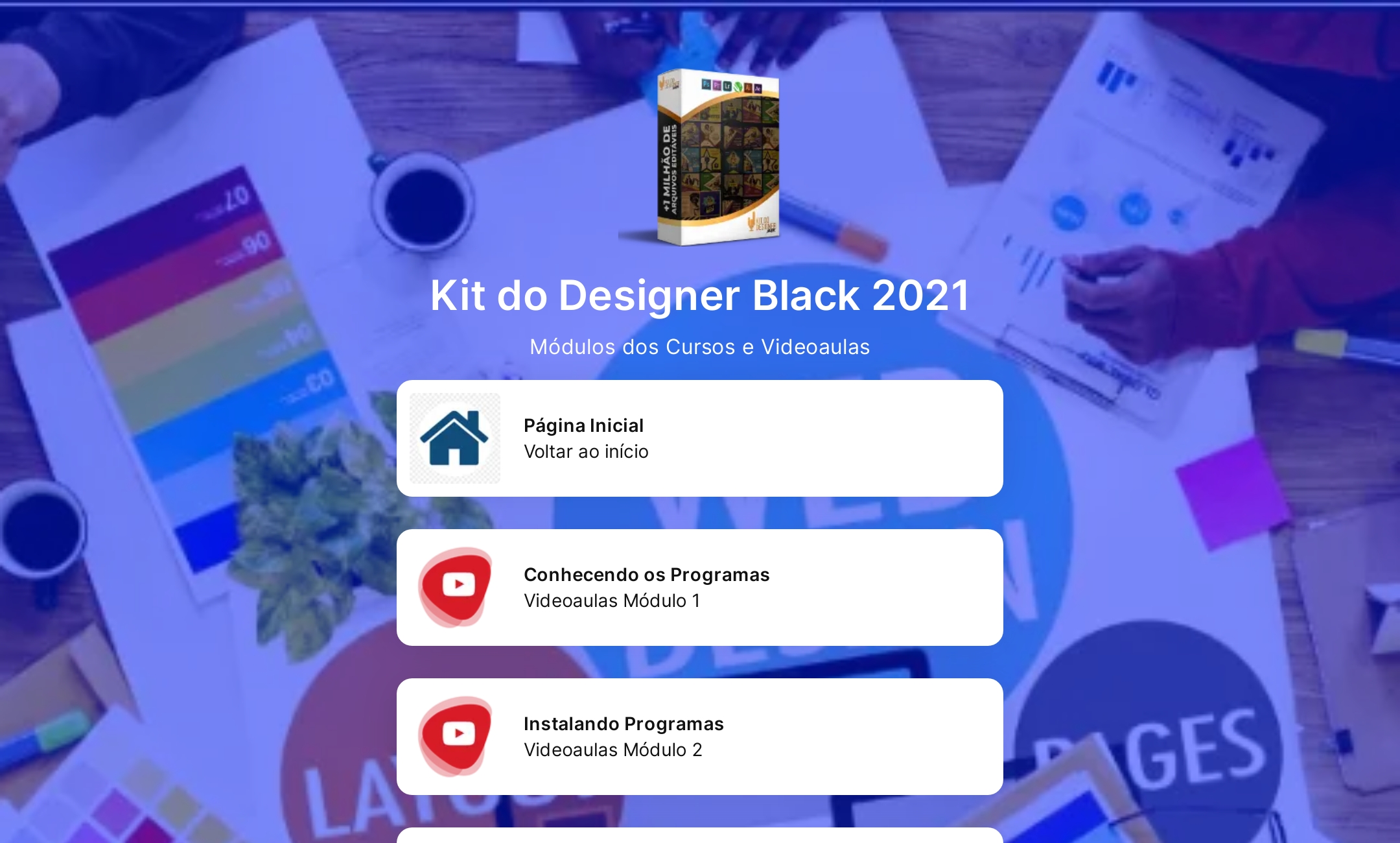 Kit do Designer Black 2021's Flowpage