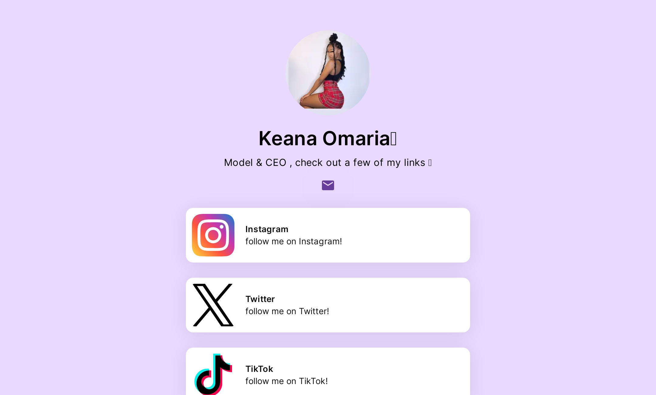 Keana Omaria💋's Flowpage