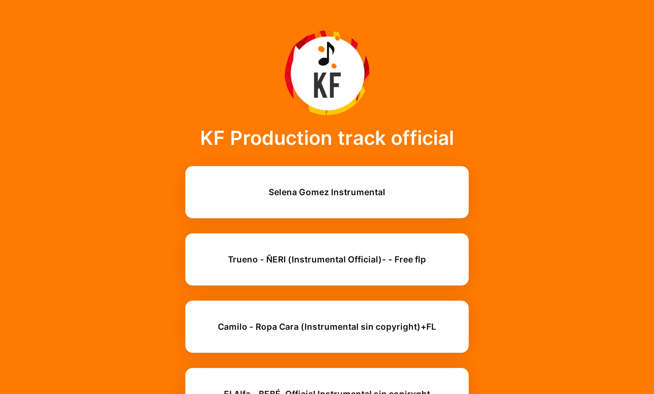 KF Production track official's Flowpage