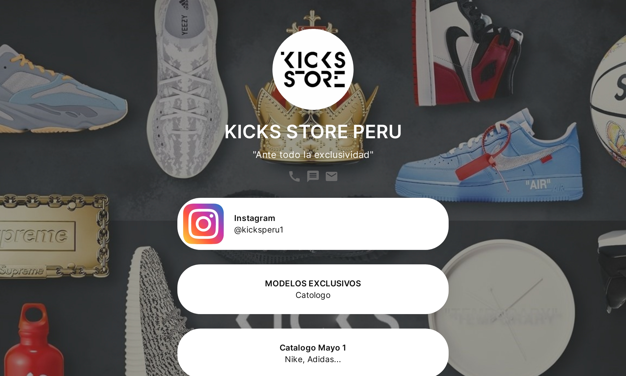 KICKS STORE PERU's Flowpage