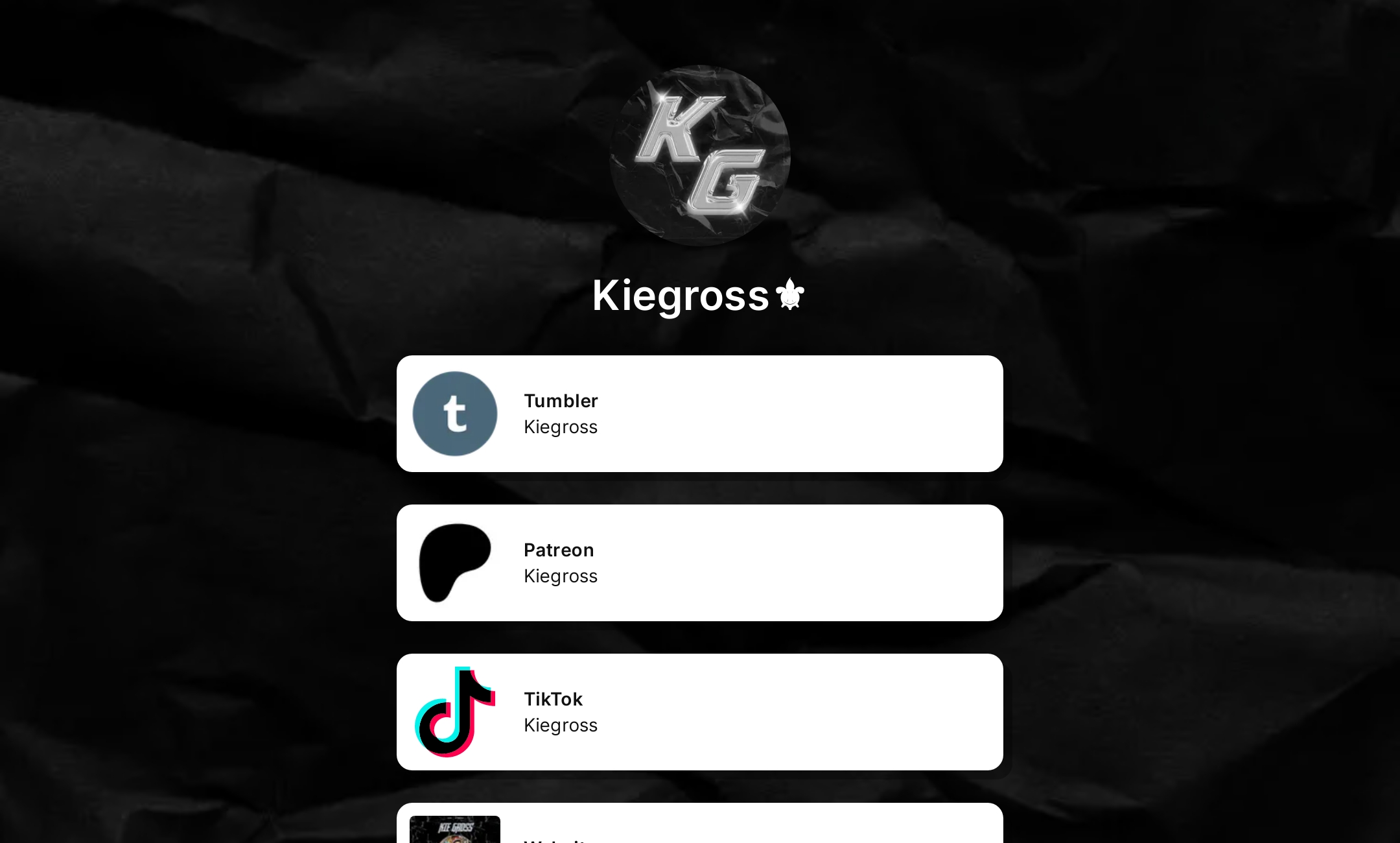 Kiegross⚜️'s Flowpage
