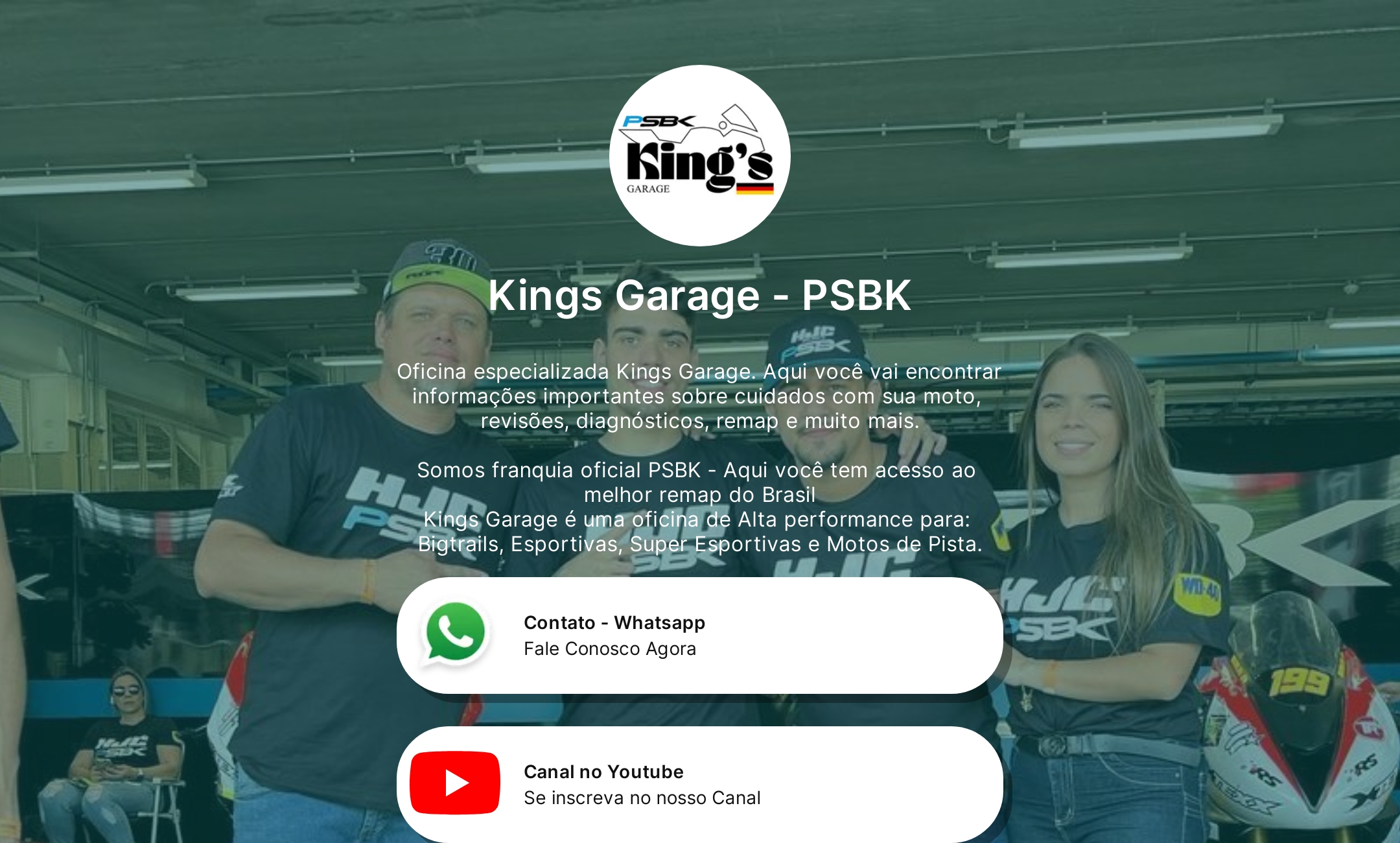 Kings Garage - PSBK's Flowpage
