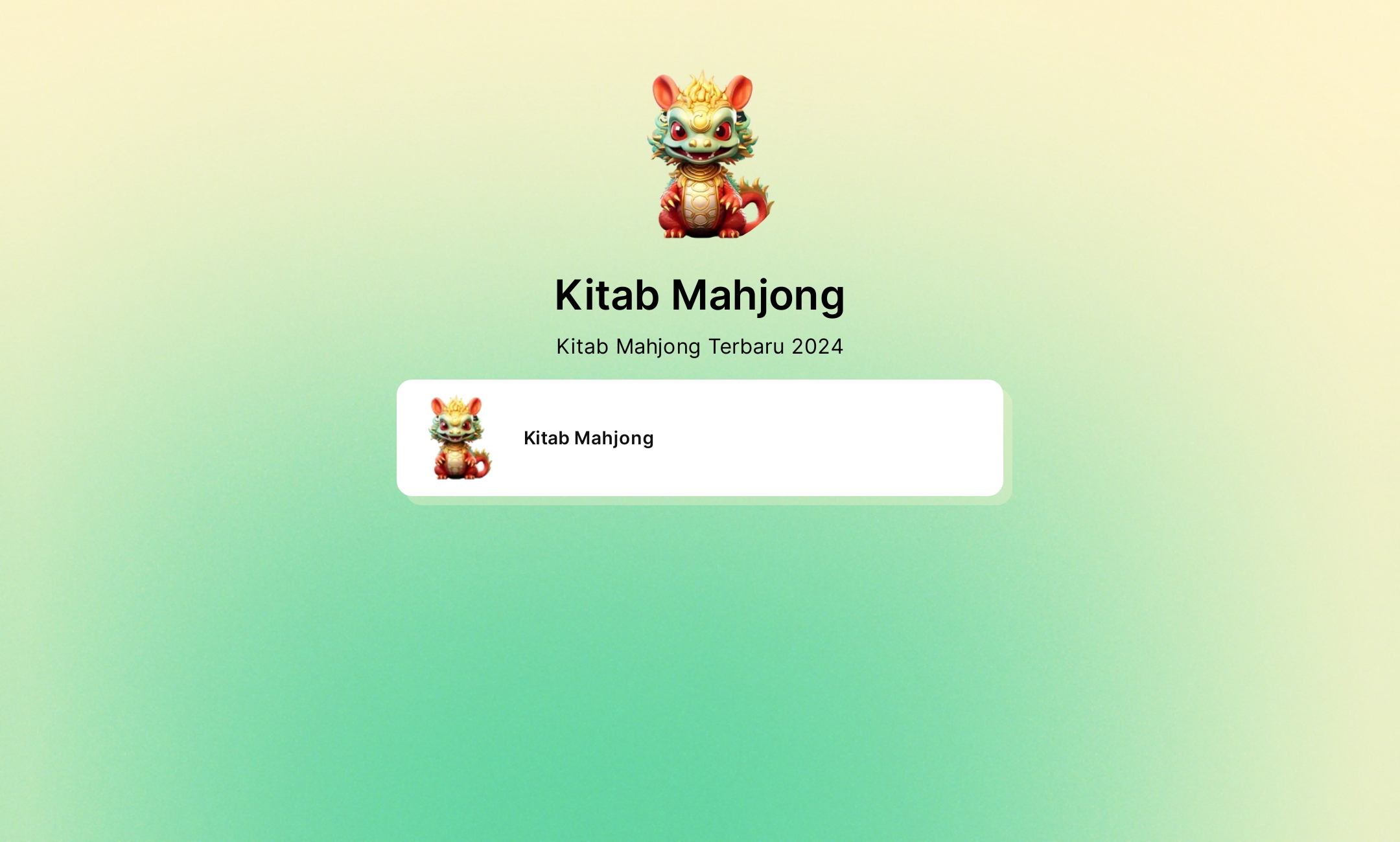 Kitab Mahjong's Flowpage