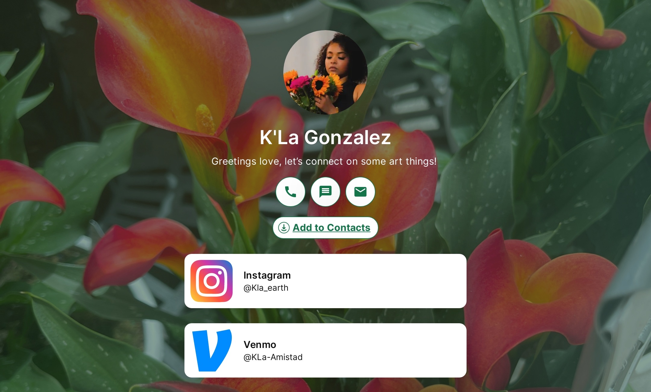 K'La Gonzalez's Flowpage