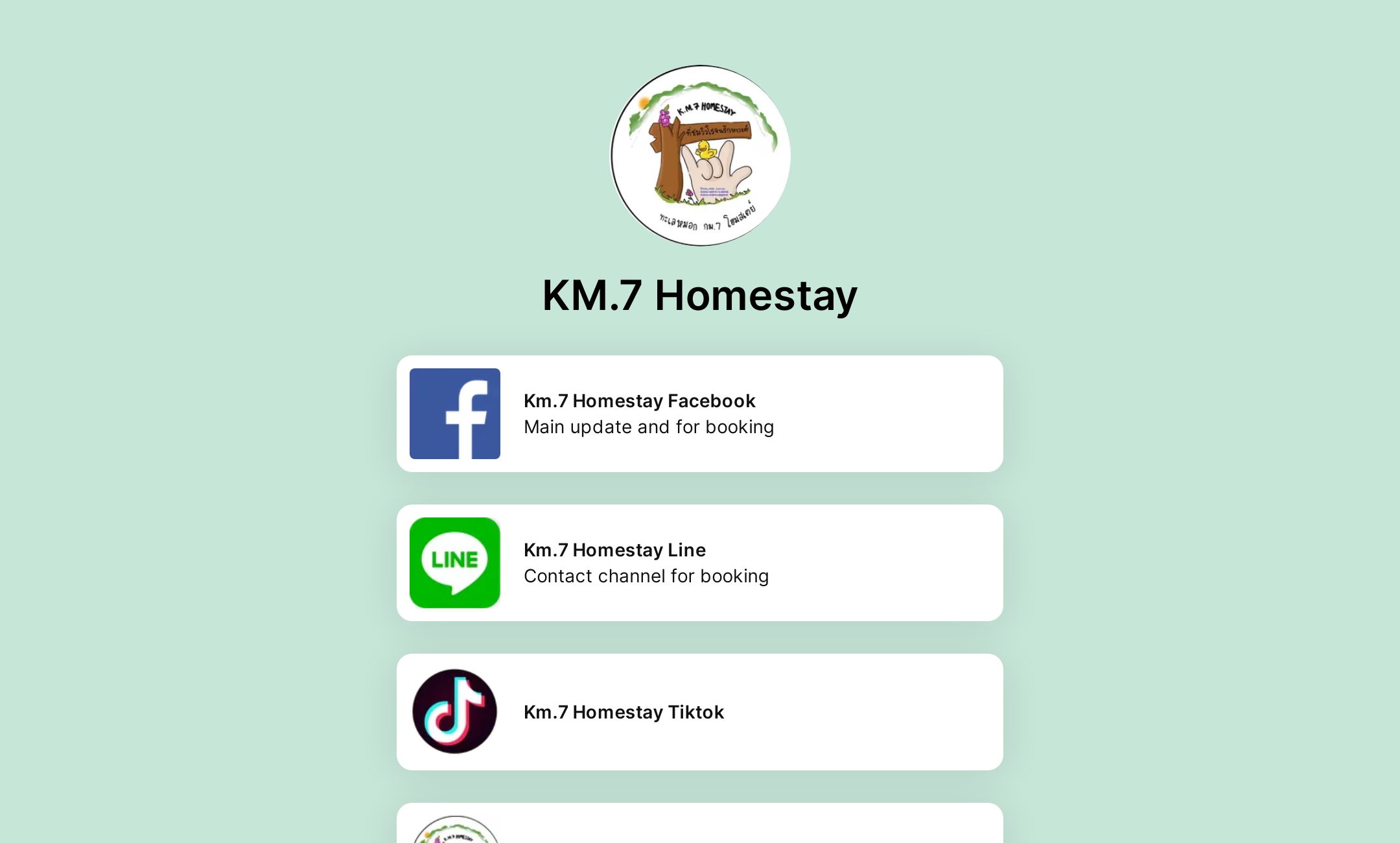 KM.7 Homestay's Flowpage