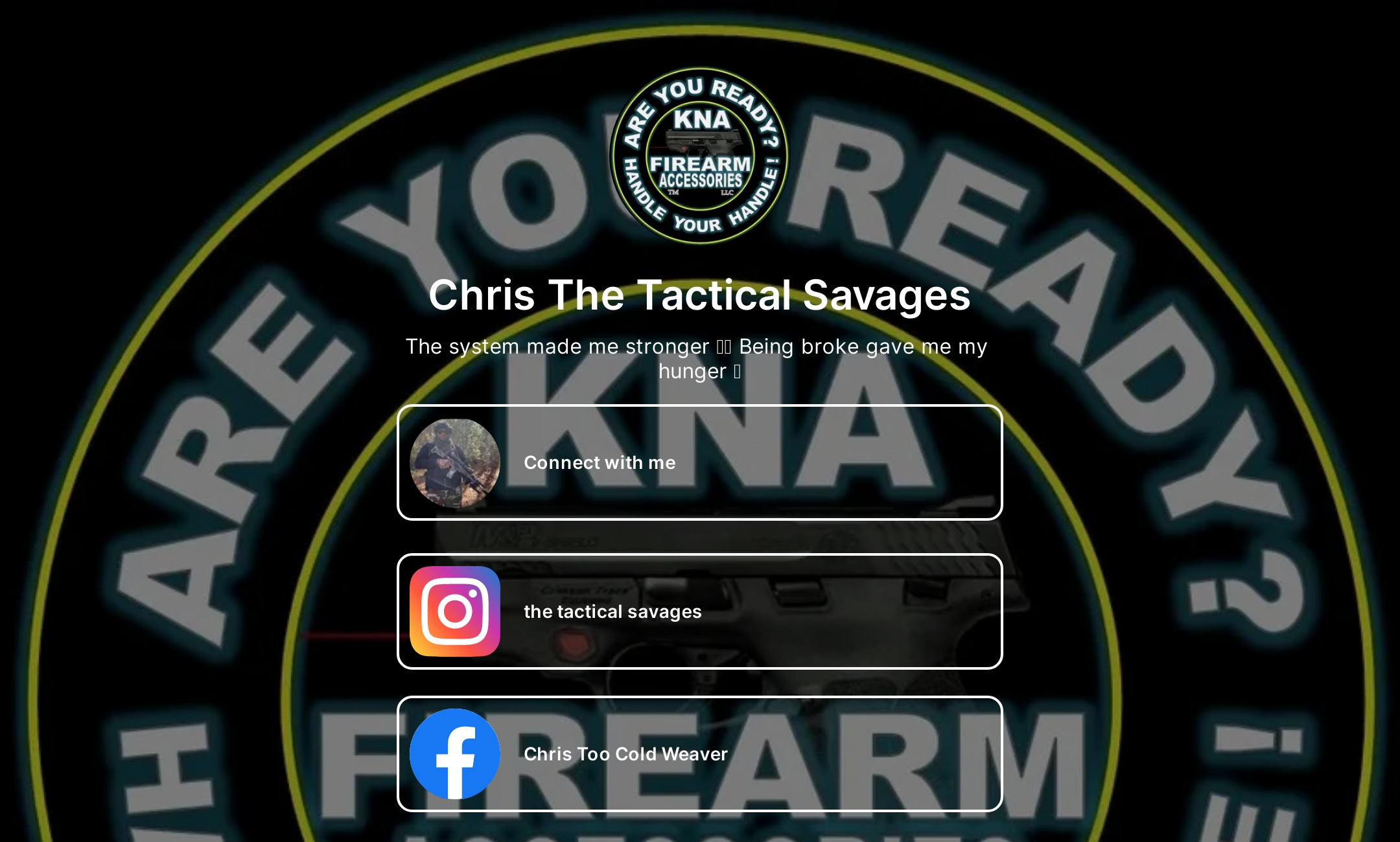 Chris The Tactical Savages' Flowpage