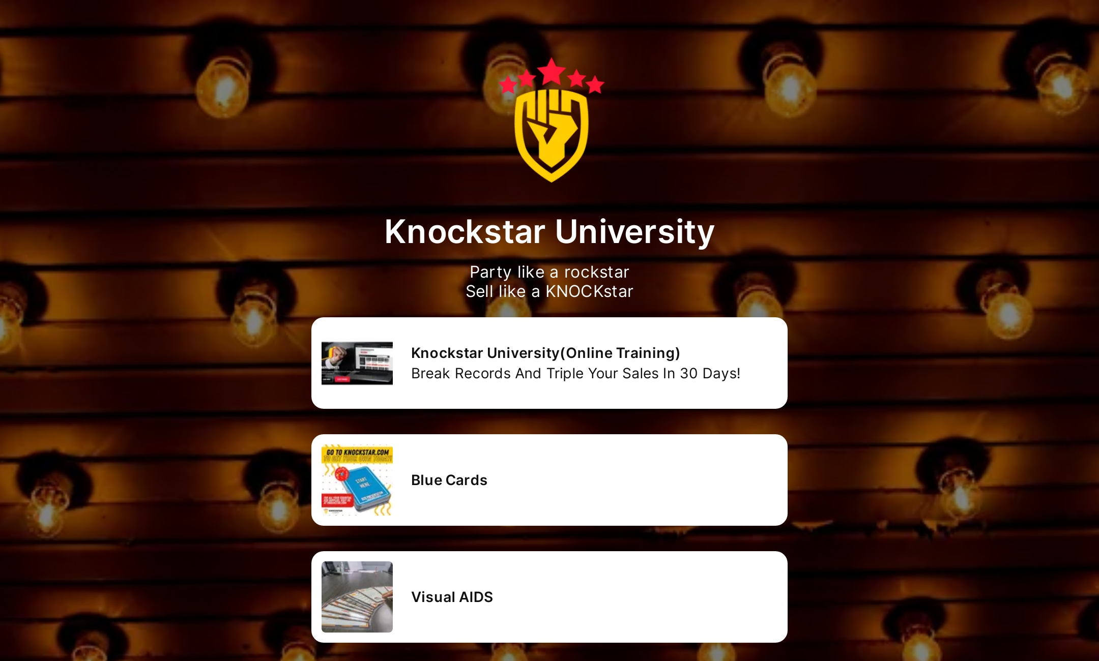 Knockstar University's Flowpage