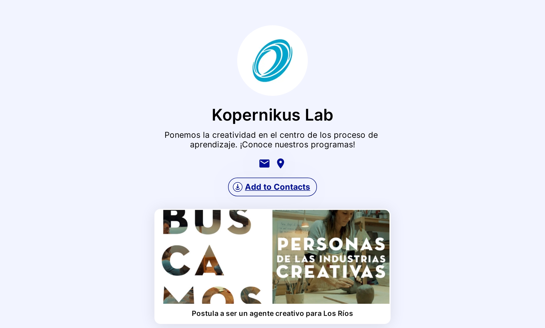 Kopernikus Lab's Flowpage