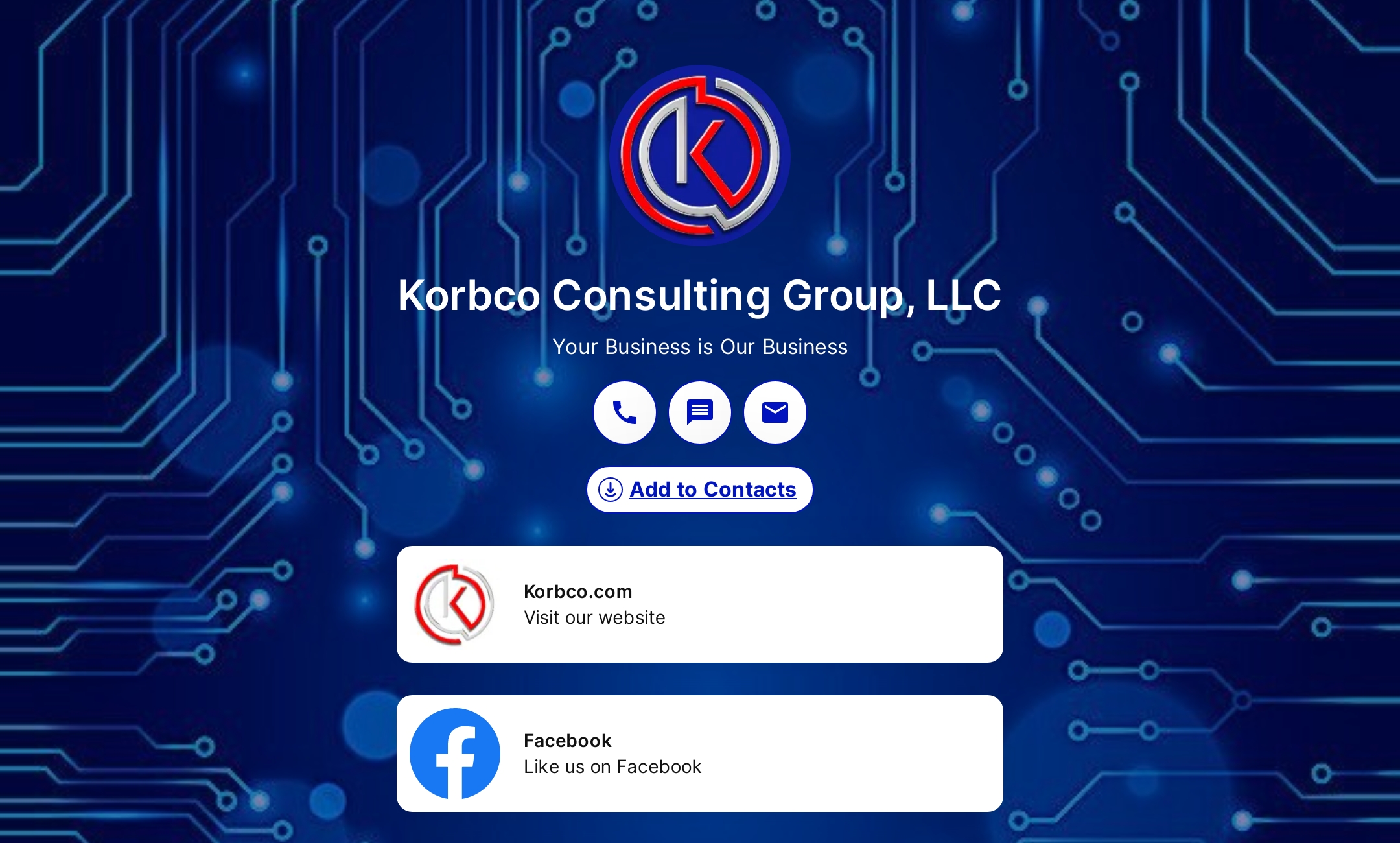 Korbco Consulting Group, LLC's Flowpage