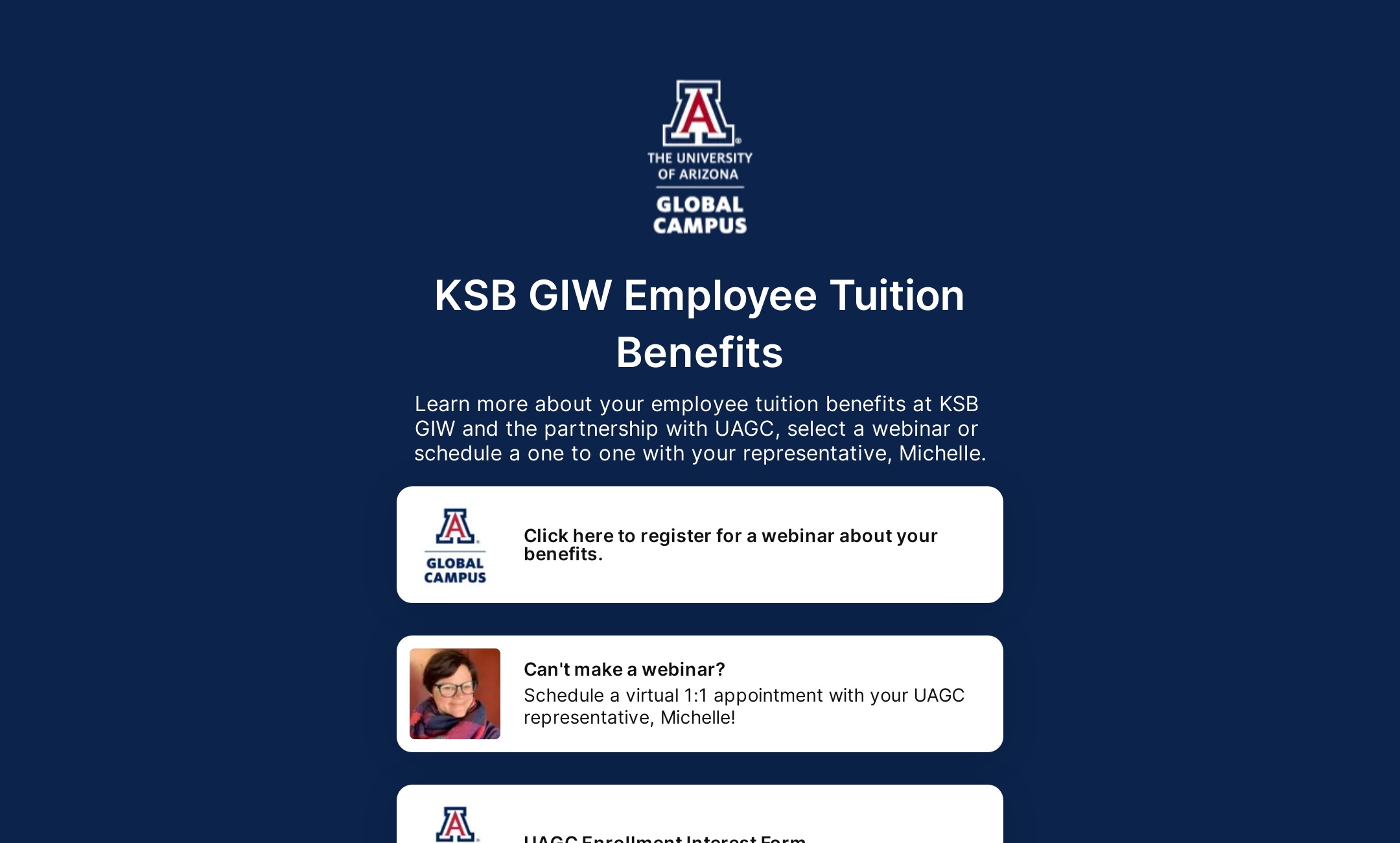 KSB GIW Employee Tuition Benefits' Flowpage